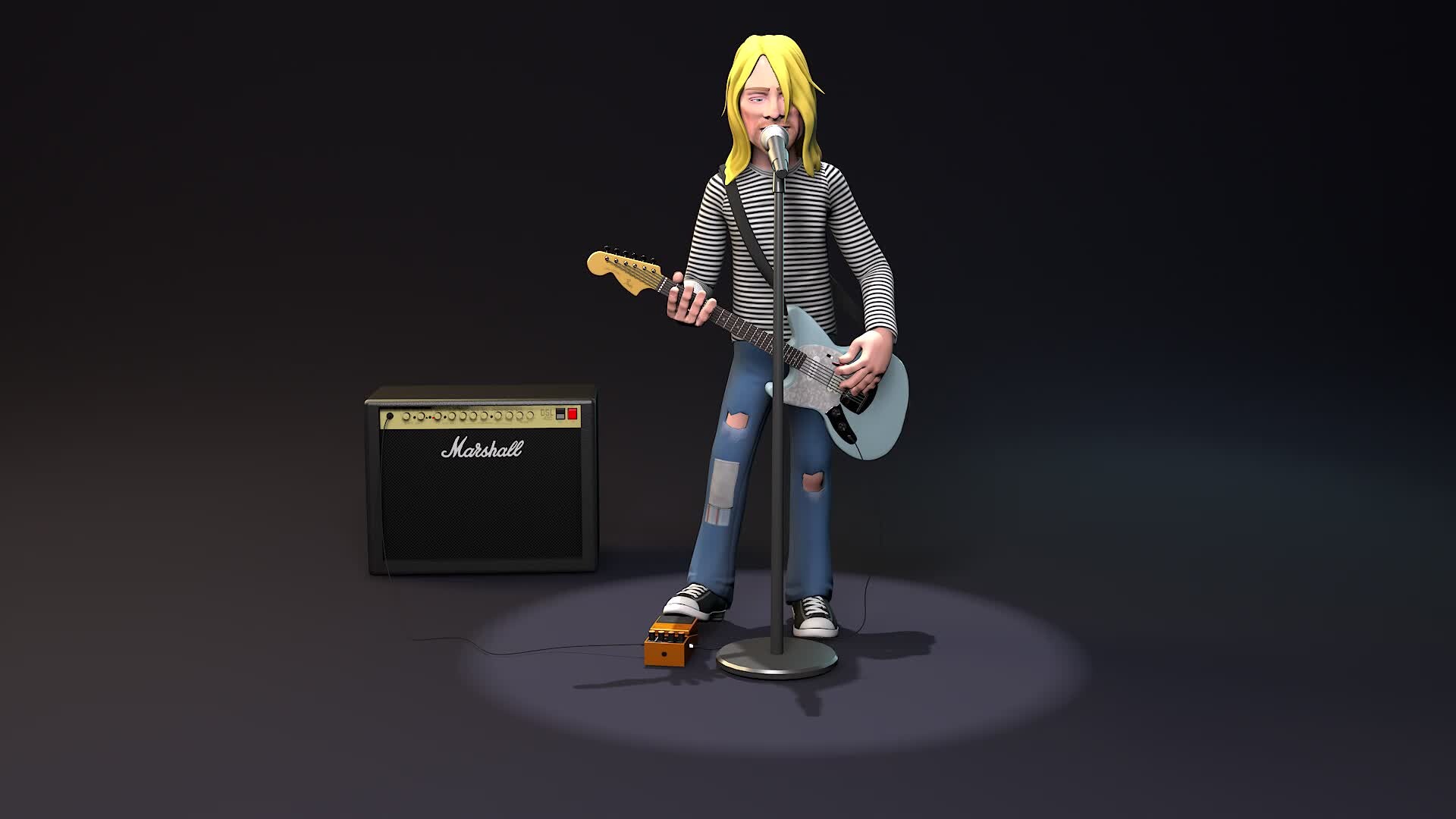 ArtStation - Kurt ¨Cartoon¨ Cobain