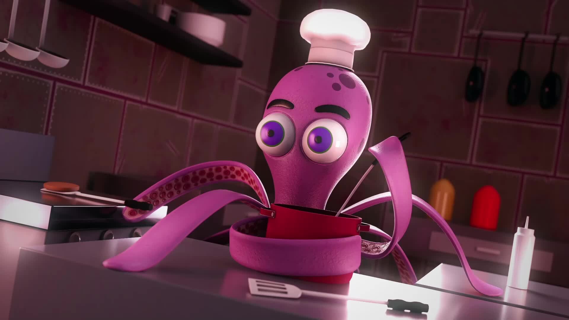 ArtStation - Octopus Cook