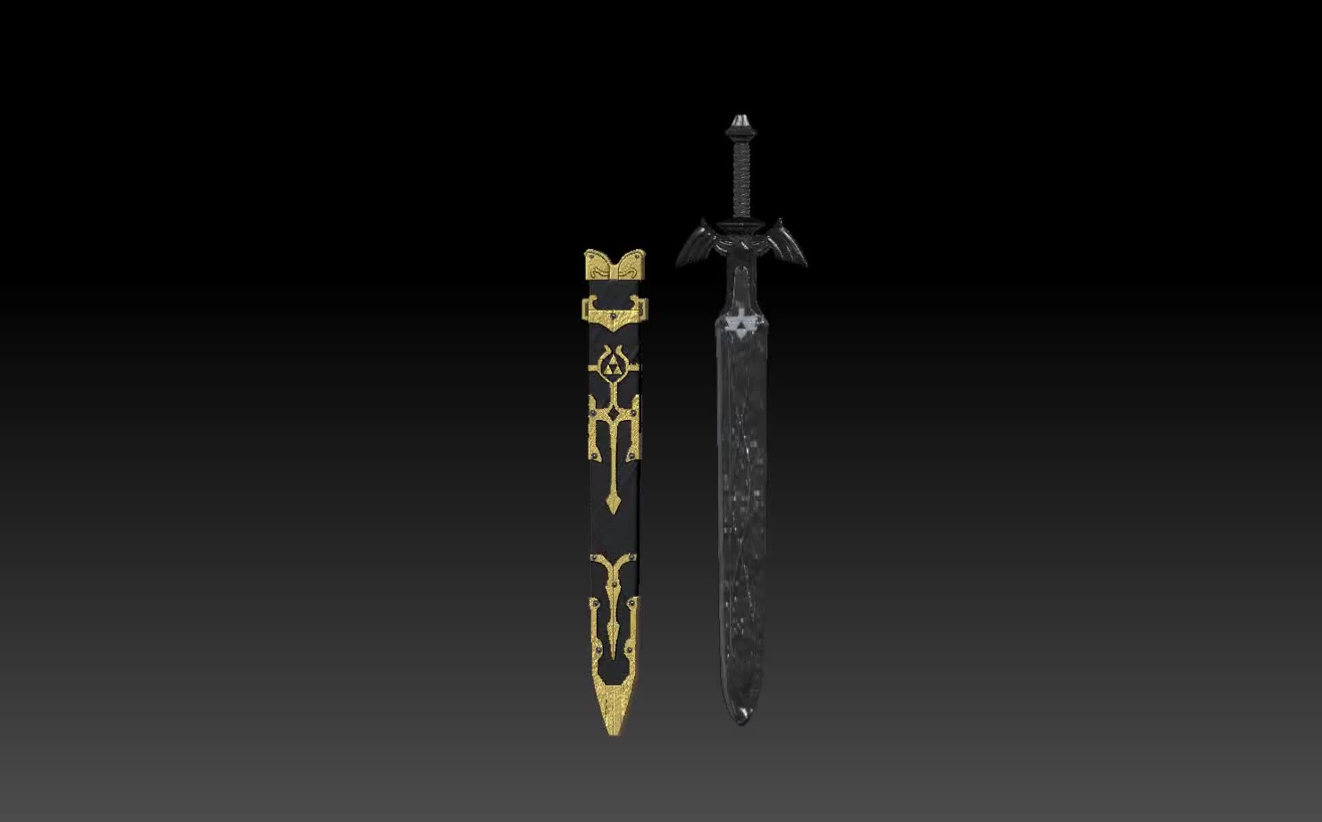 ArtStation - Master Sword Model