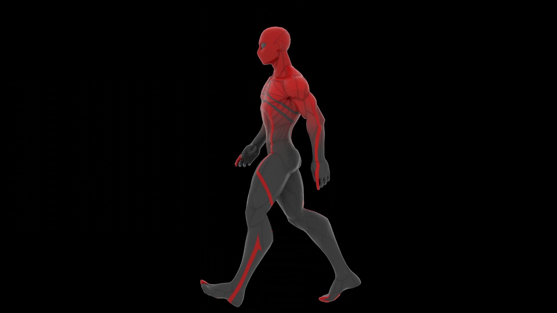 ArtStation - Trident walk cycle 3D animation