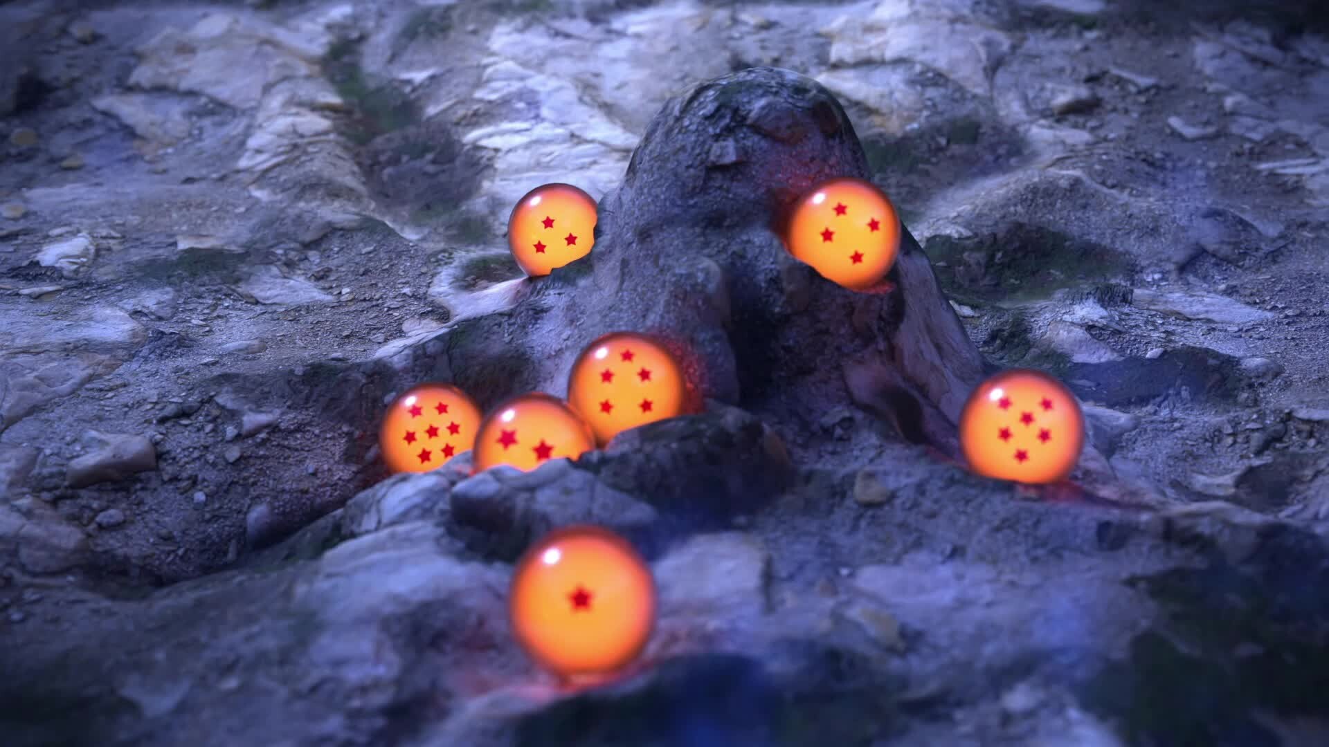 ArtStation - Dragon Ball Z 3D Title screen