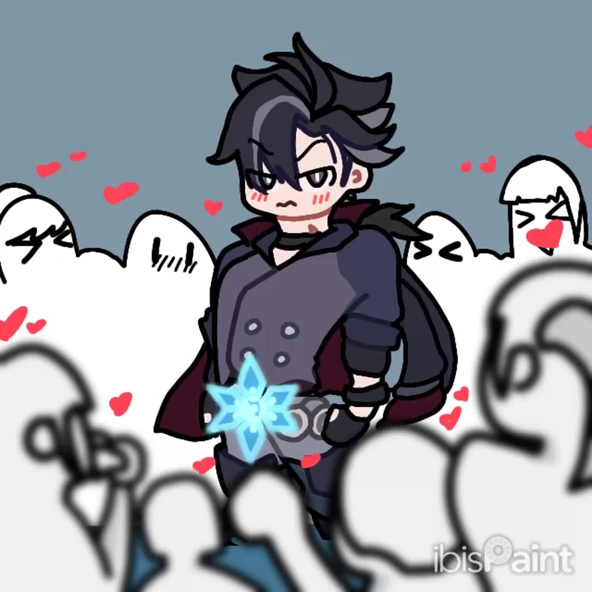 ArtStation - Wriothesley Banner In Nutshell - Fanart Character Animation