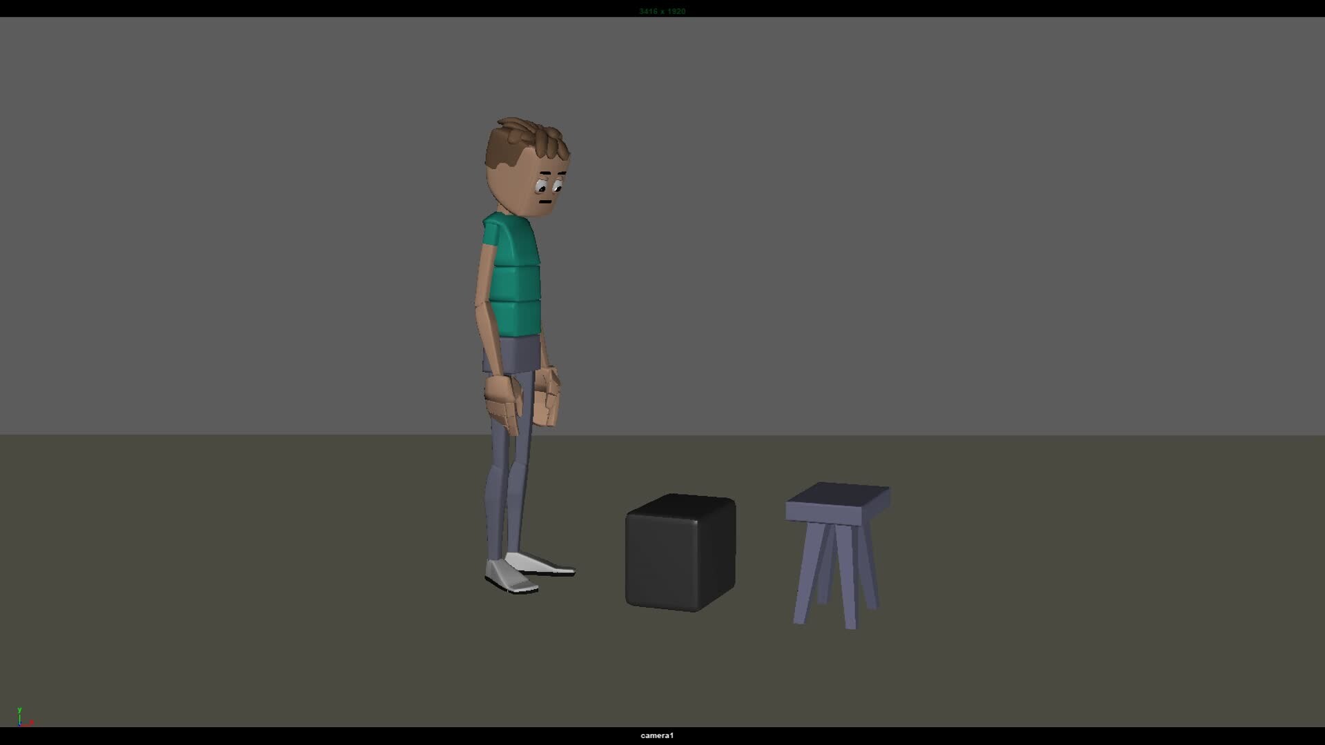 ArtStation - AnimSchool Assignment - Lifting Heavy Object