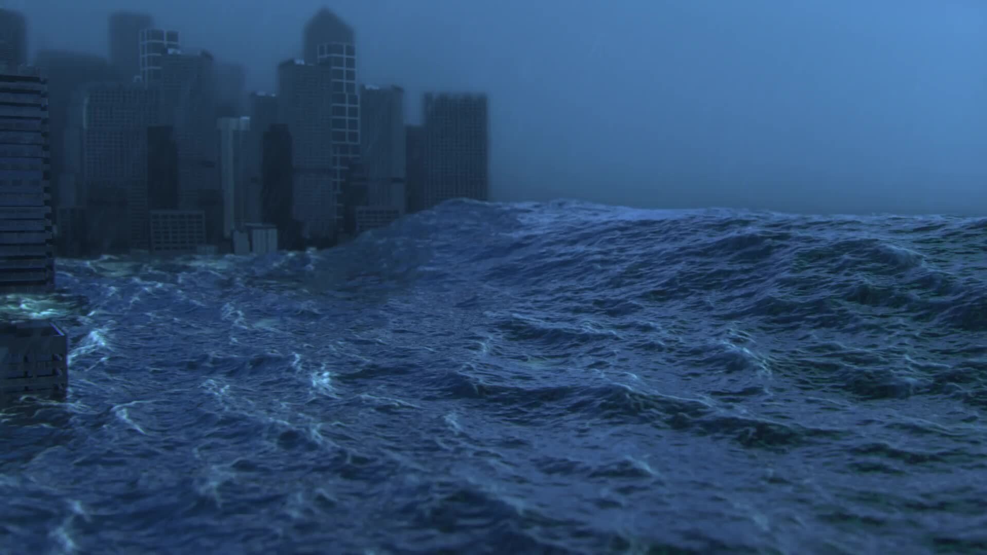 ArtStation - Tsunami VFX shot