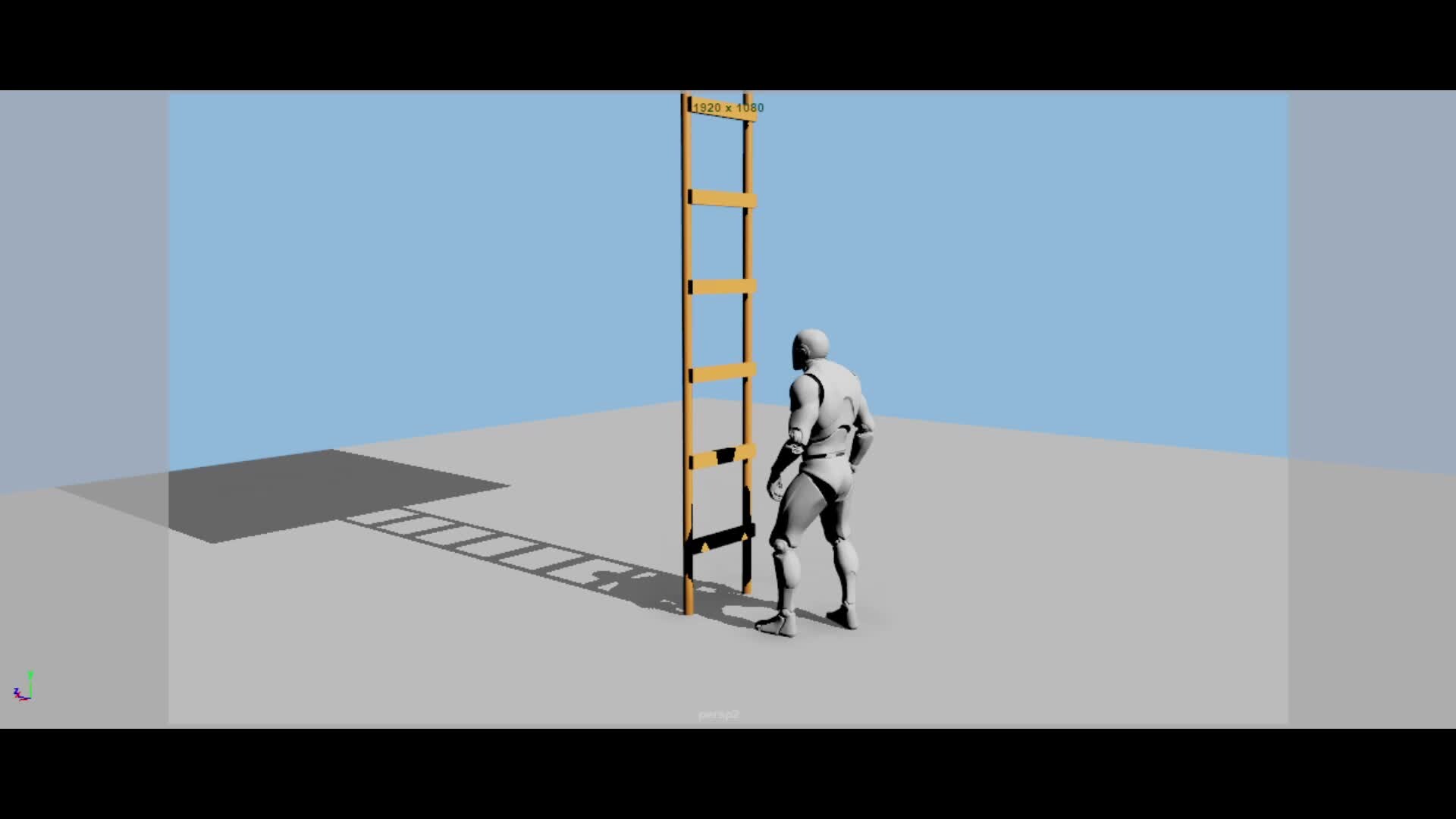 ArtStation - Ladder Climbing Animation