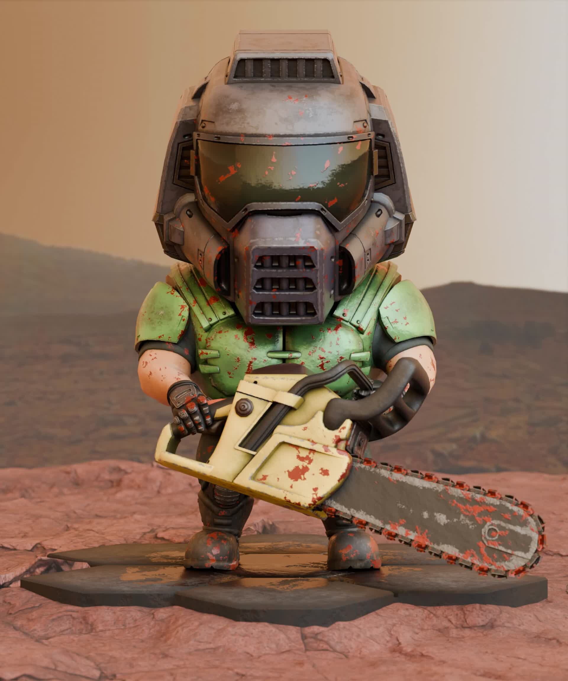 ArtStation - Pocket DoomGuy
