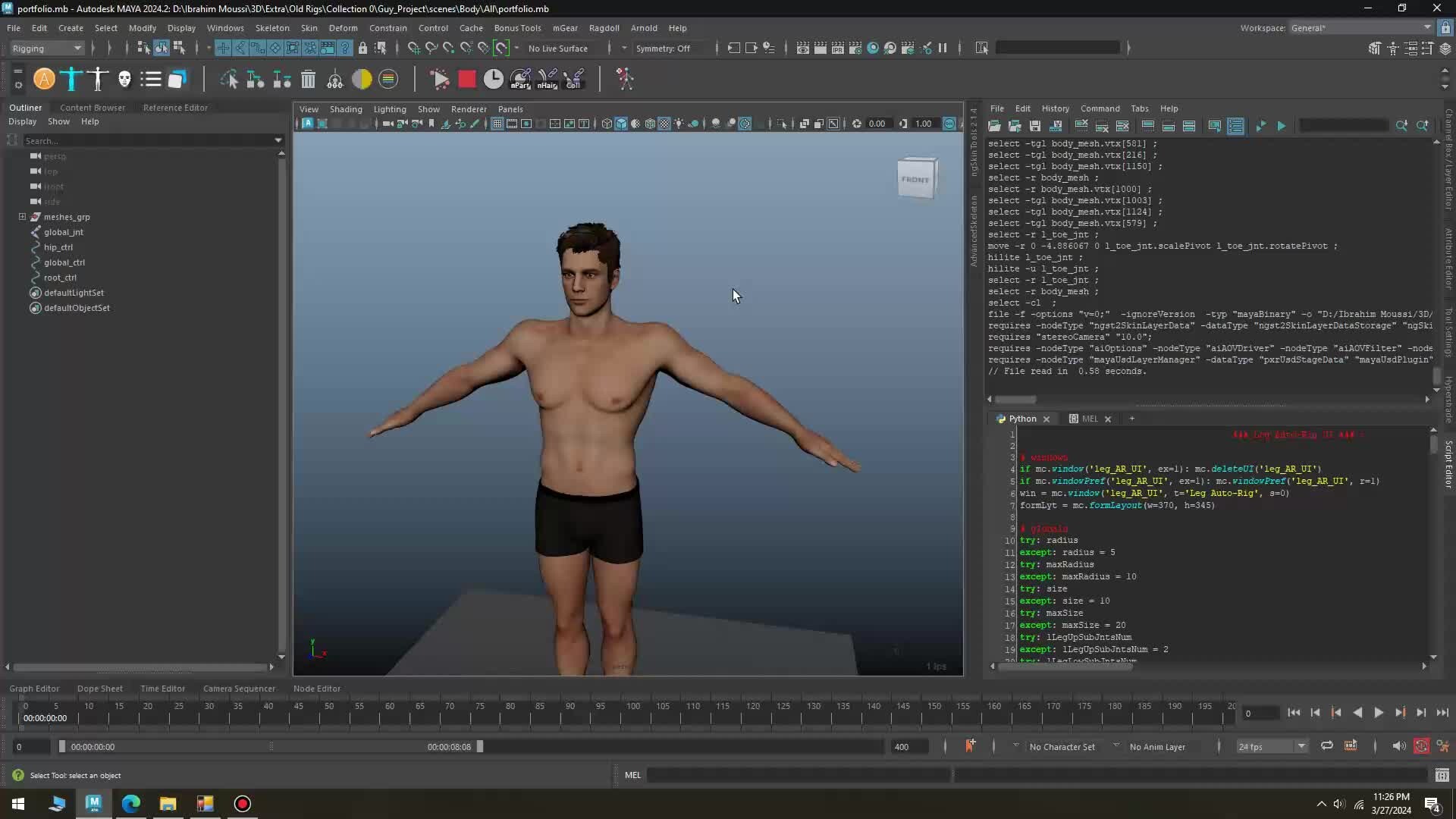 ArtStation - Leg Autorig Python