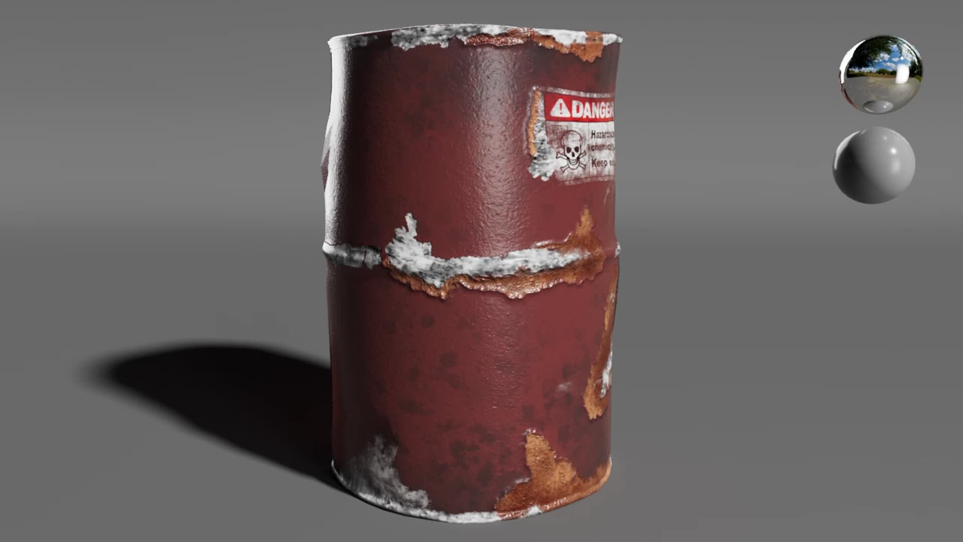 ArtStation - Disposal Waste Can Prop