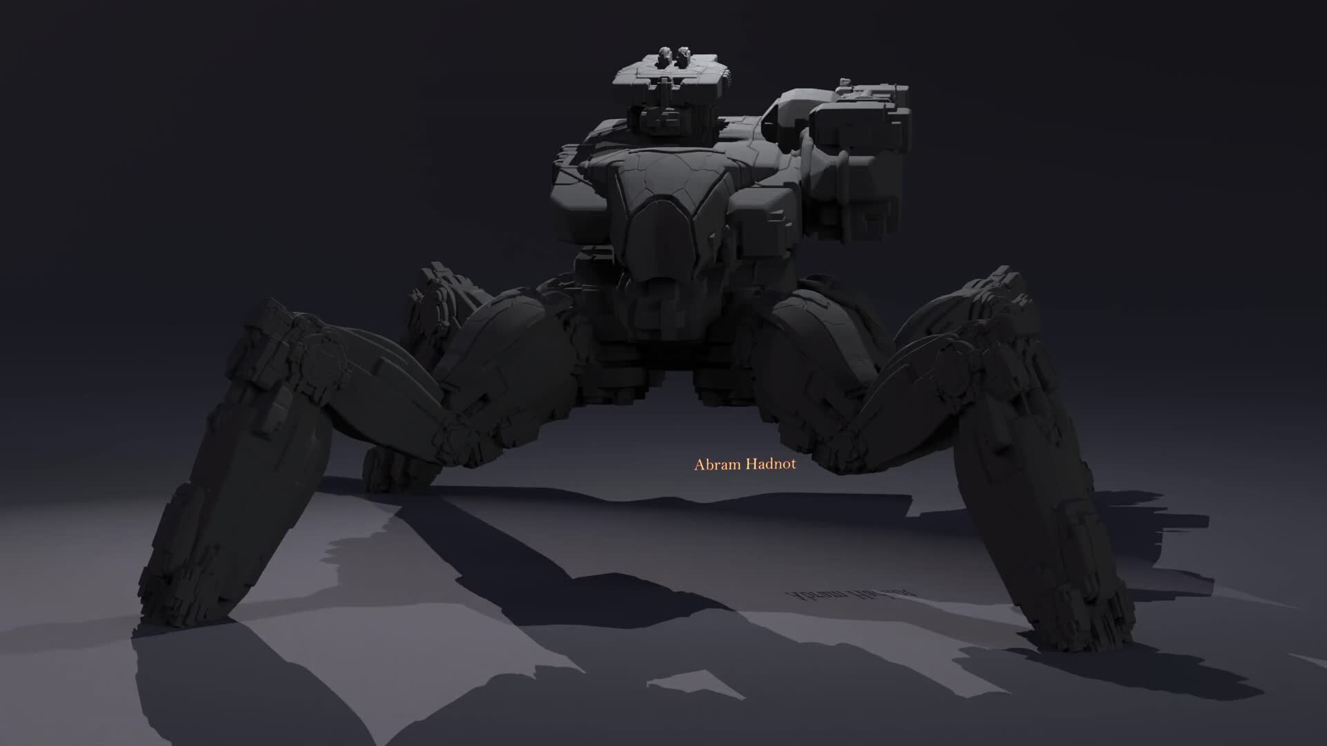 ArtStation - Stalker Mech weapons platform