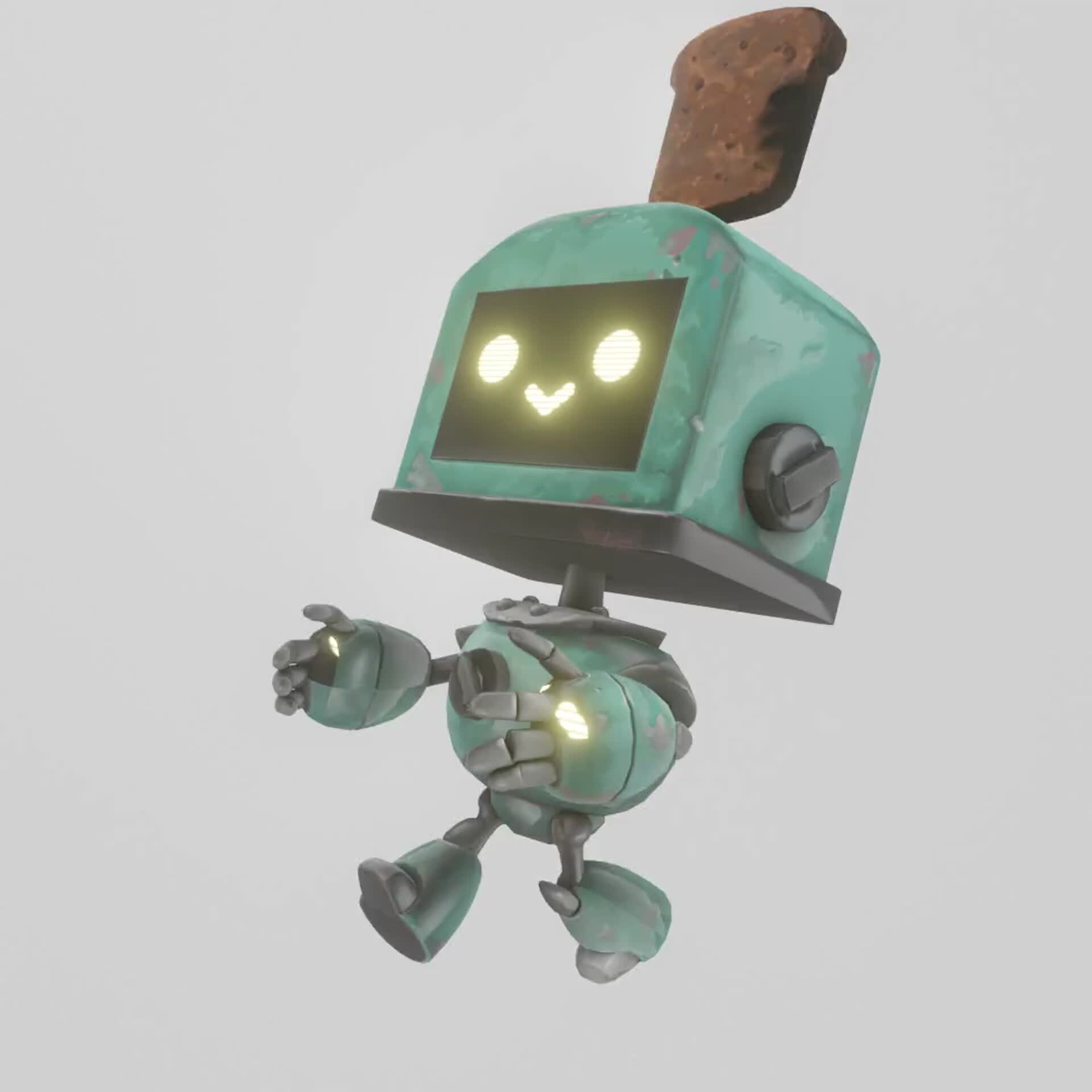 ArtStation - bot walk-cycle