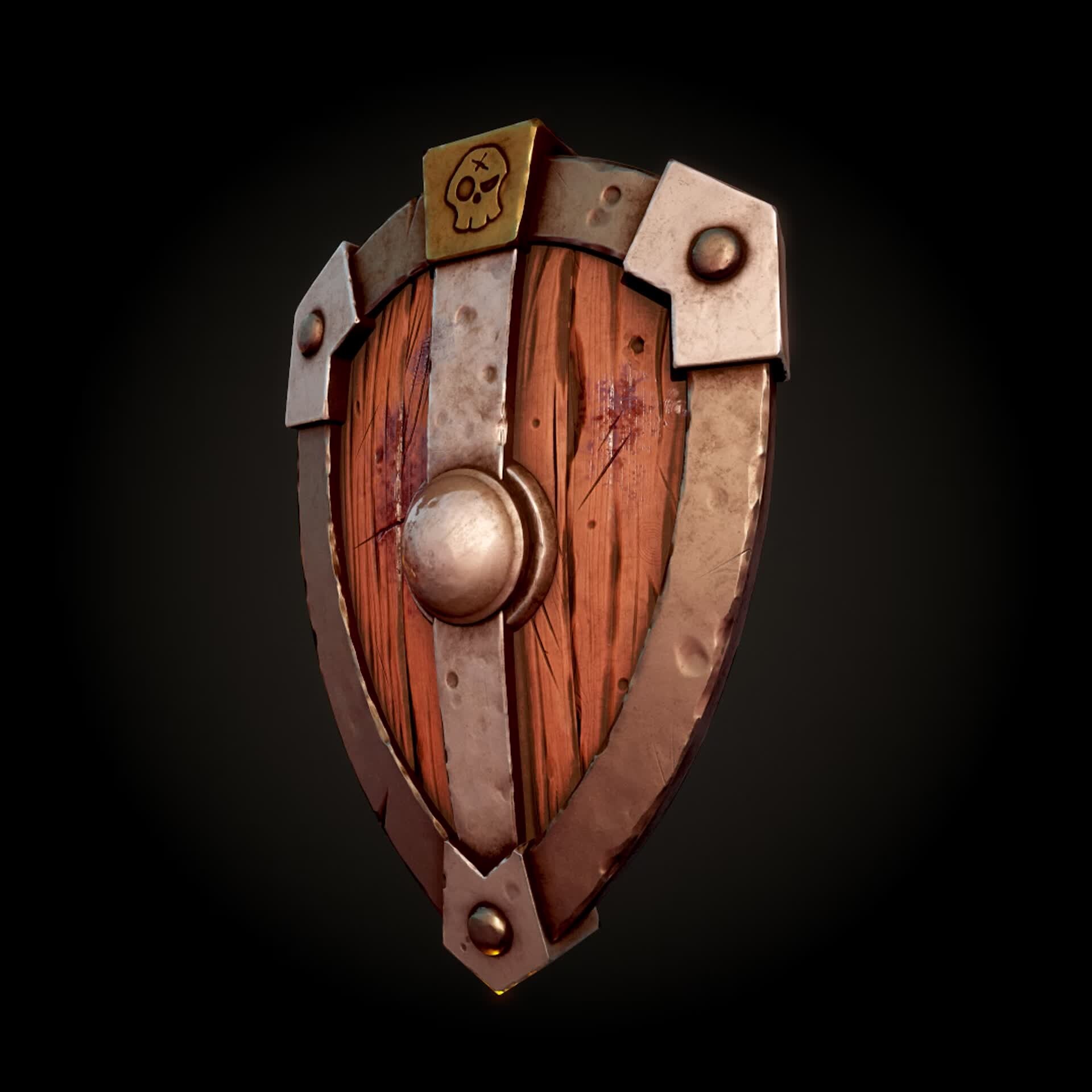 ArtStation - Stylized Shield