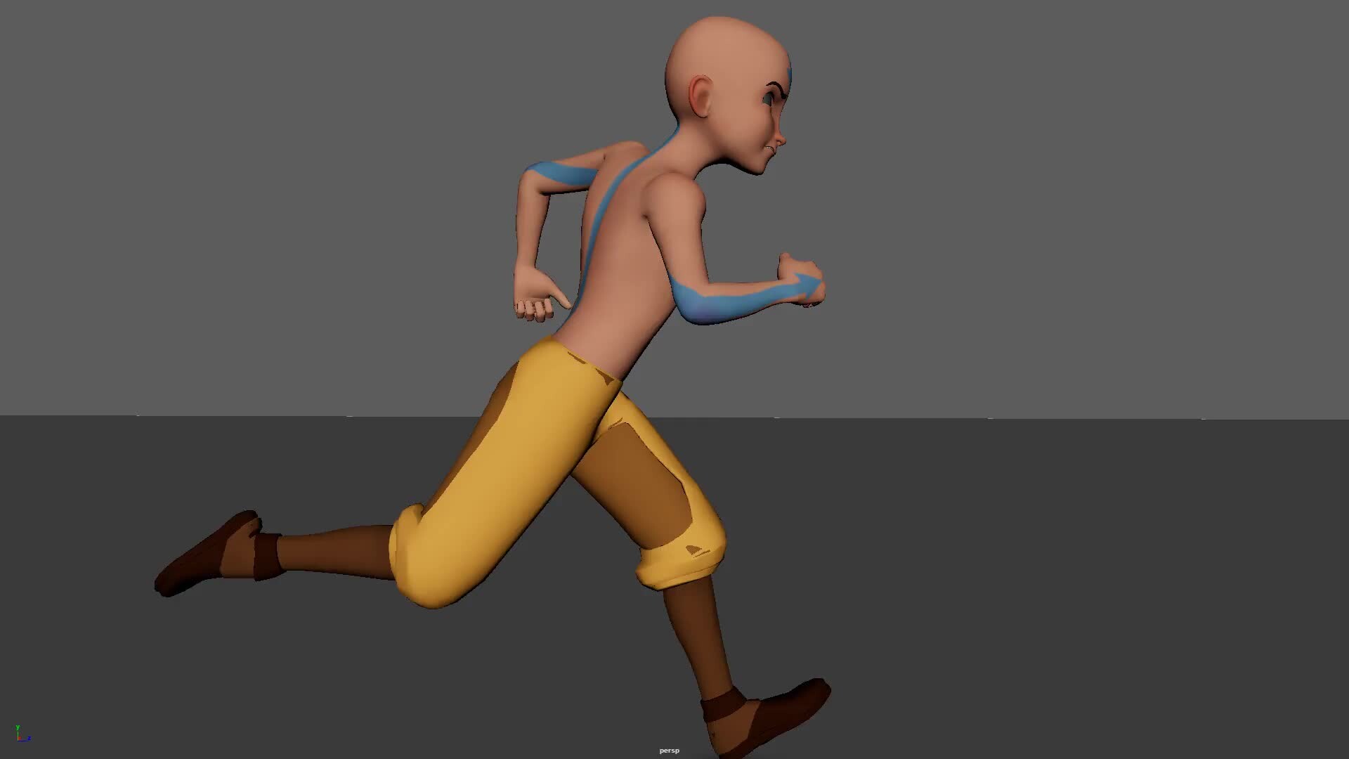 ArtStation - Boy Run Cycle Animation