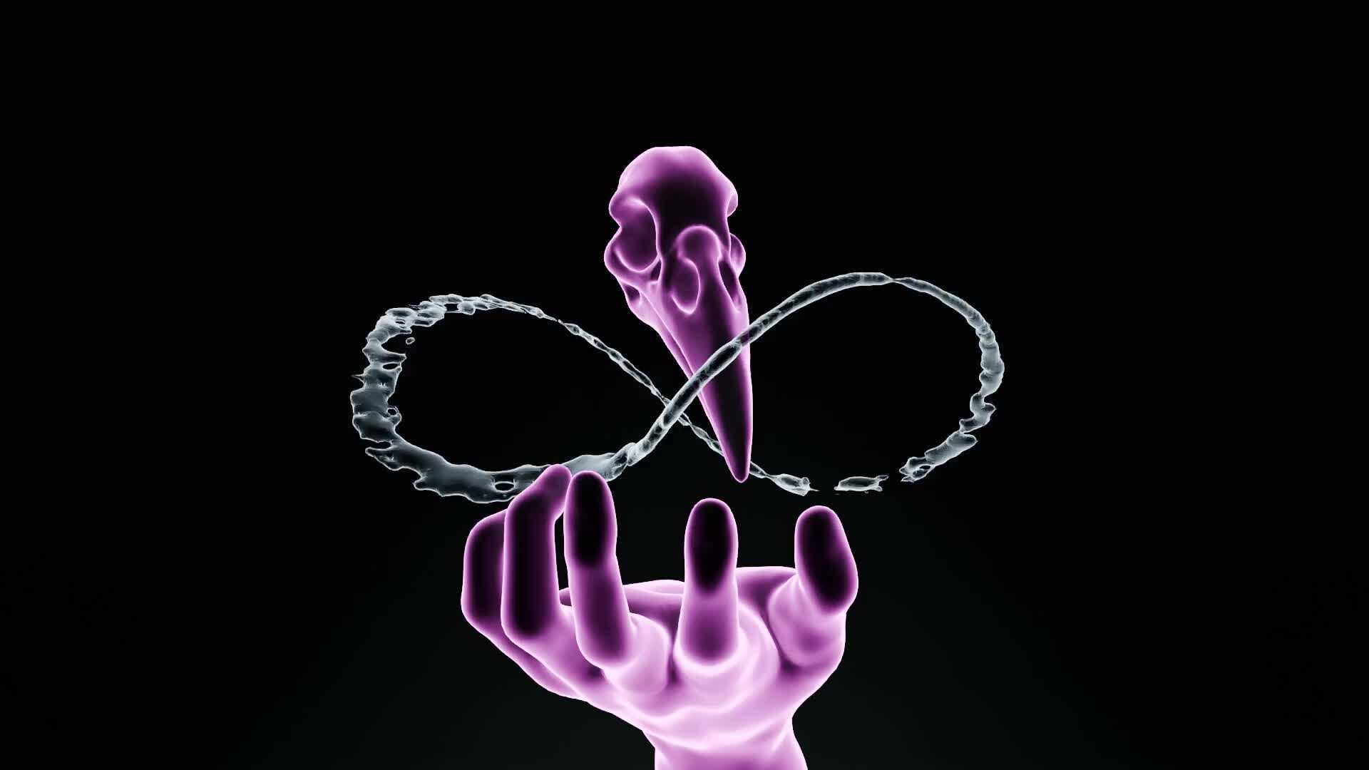 ArtStation - Loop - Skull and Hand