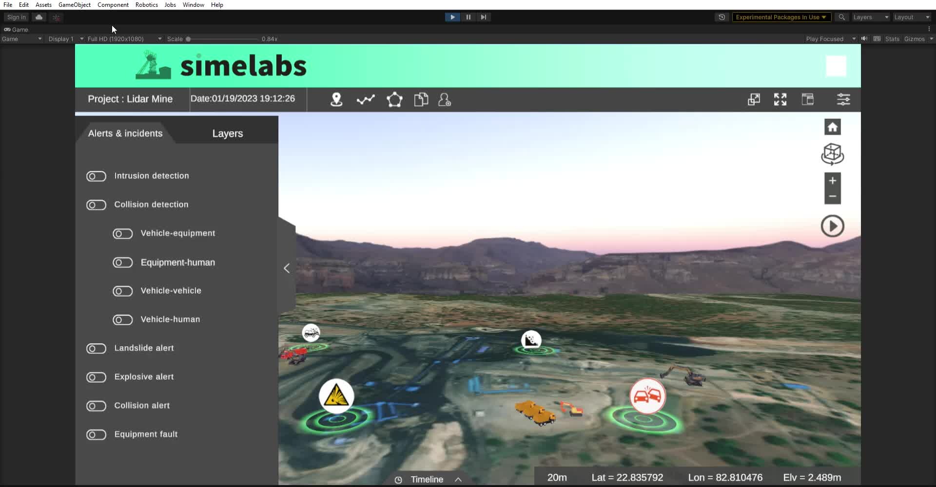 ArtStation - Lidar_Mine project UI integration