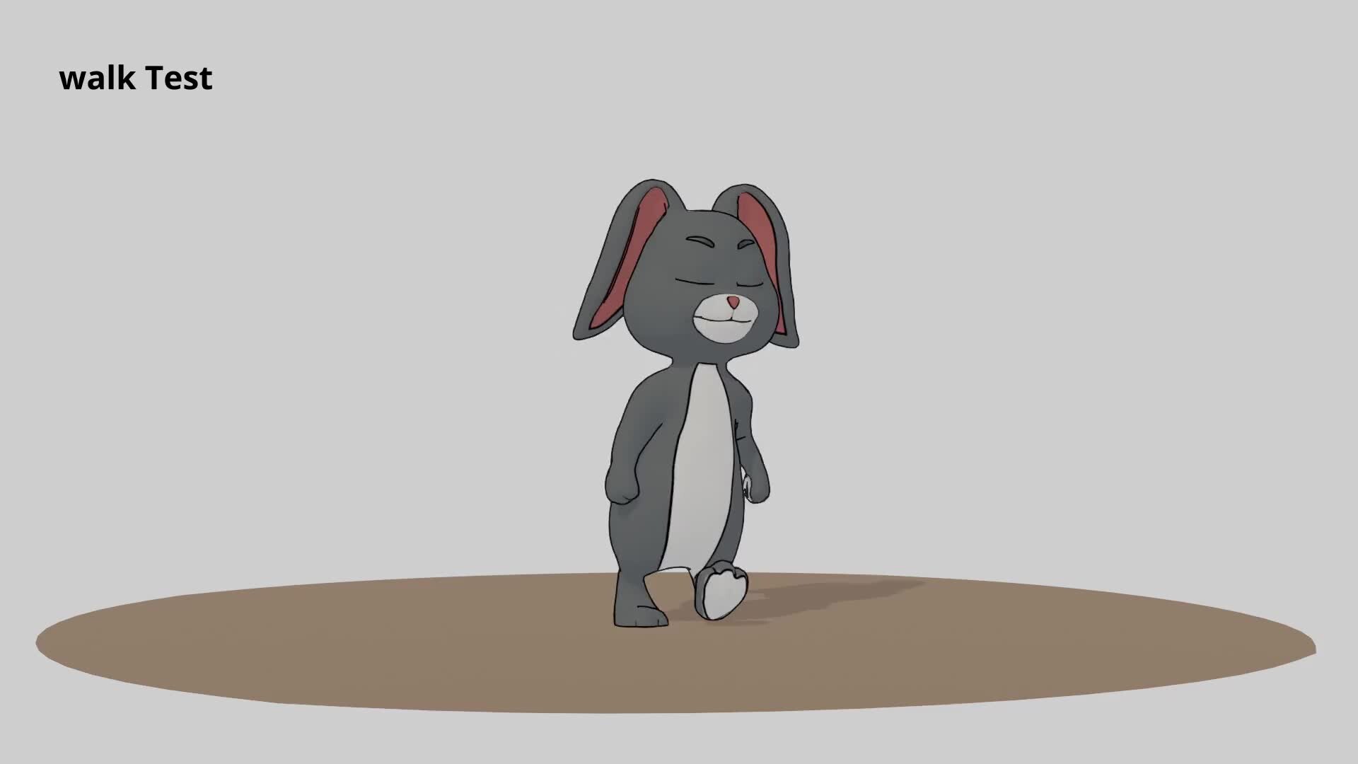 ArtStation - 3D bunny walk animation