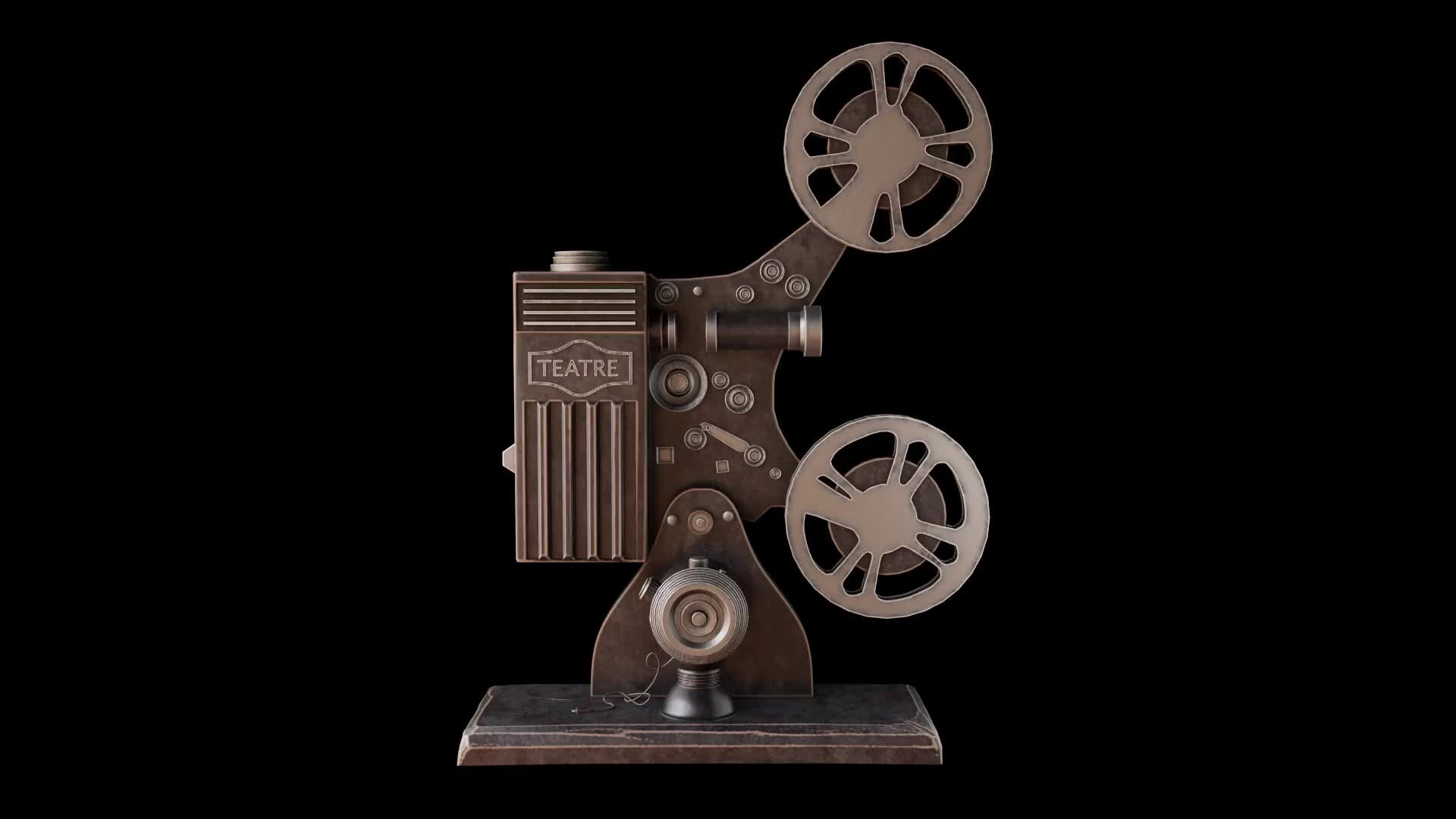 ArtStation - Old video projector stylised