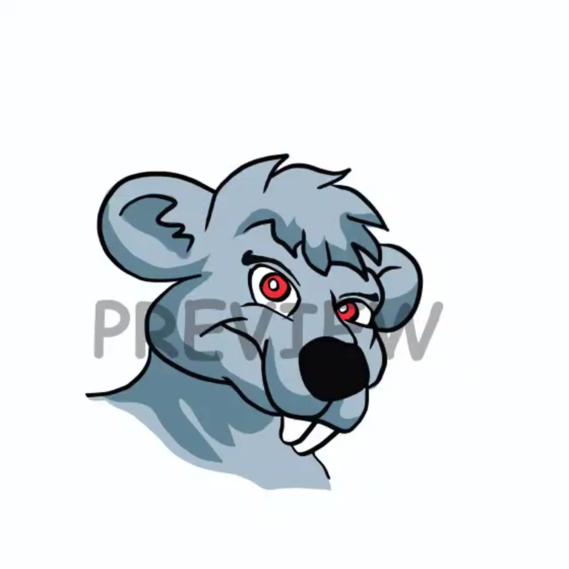 ArtStation - 2D Animated Vibe Gym Rat City Emote