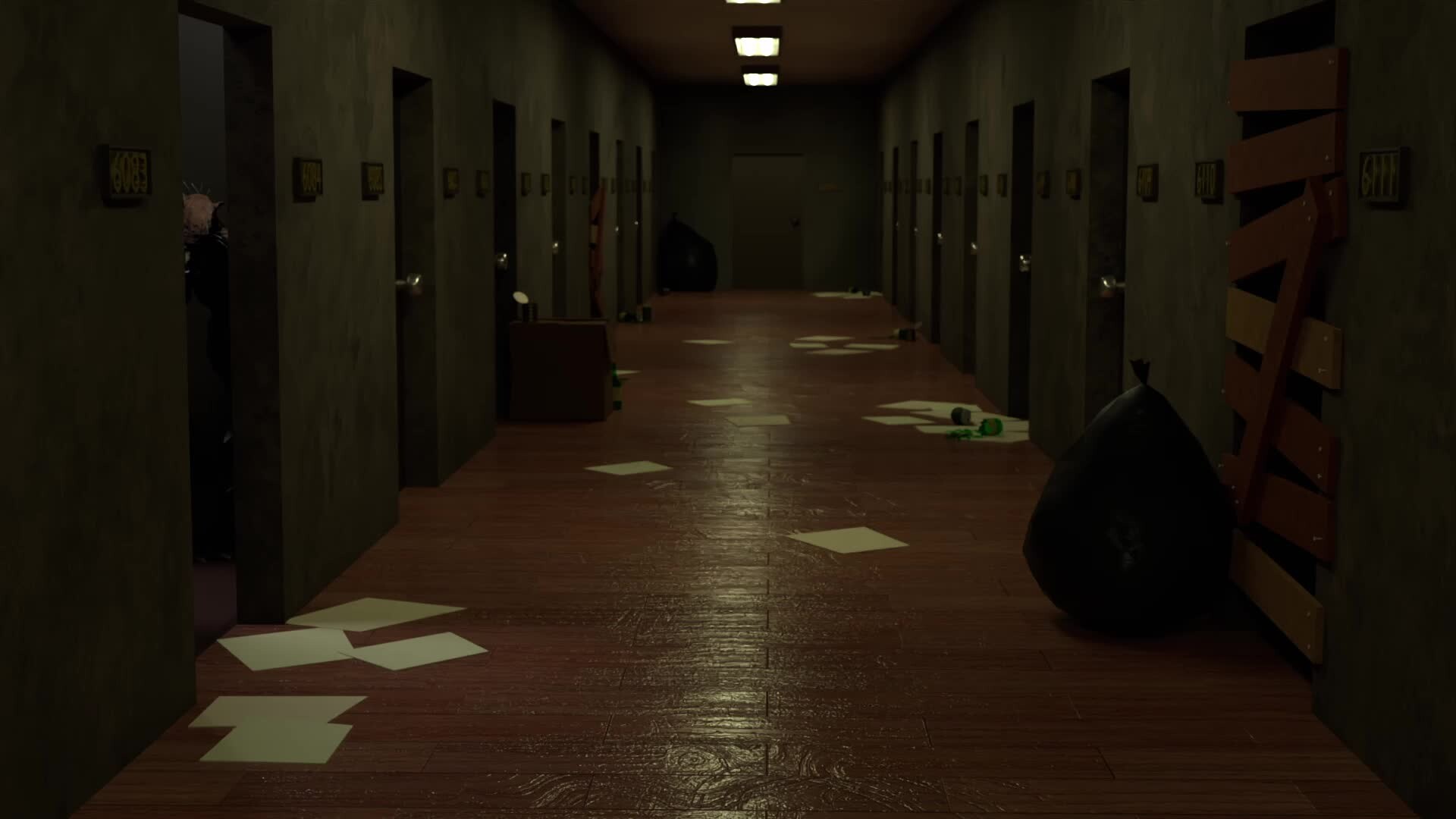 ArtStation - Horror Hallway