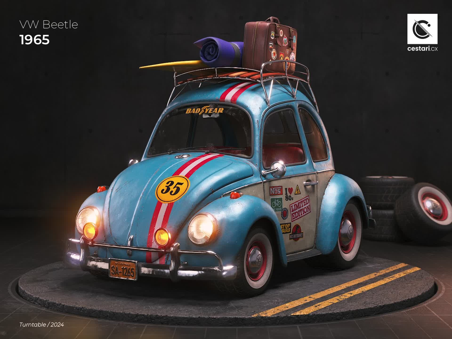 ArtStation - Volkswagen Beetle
