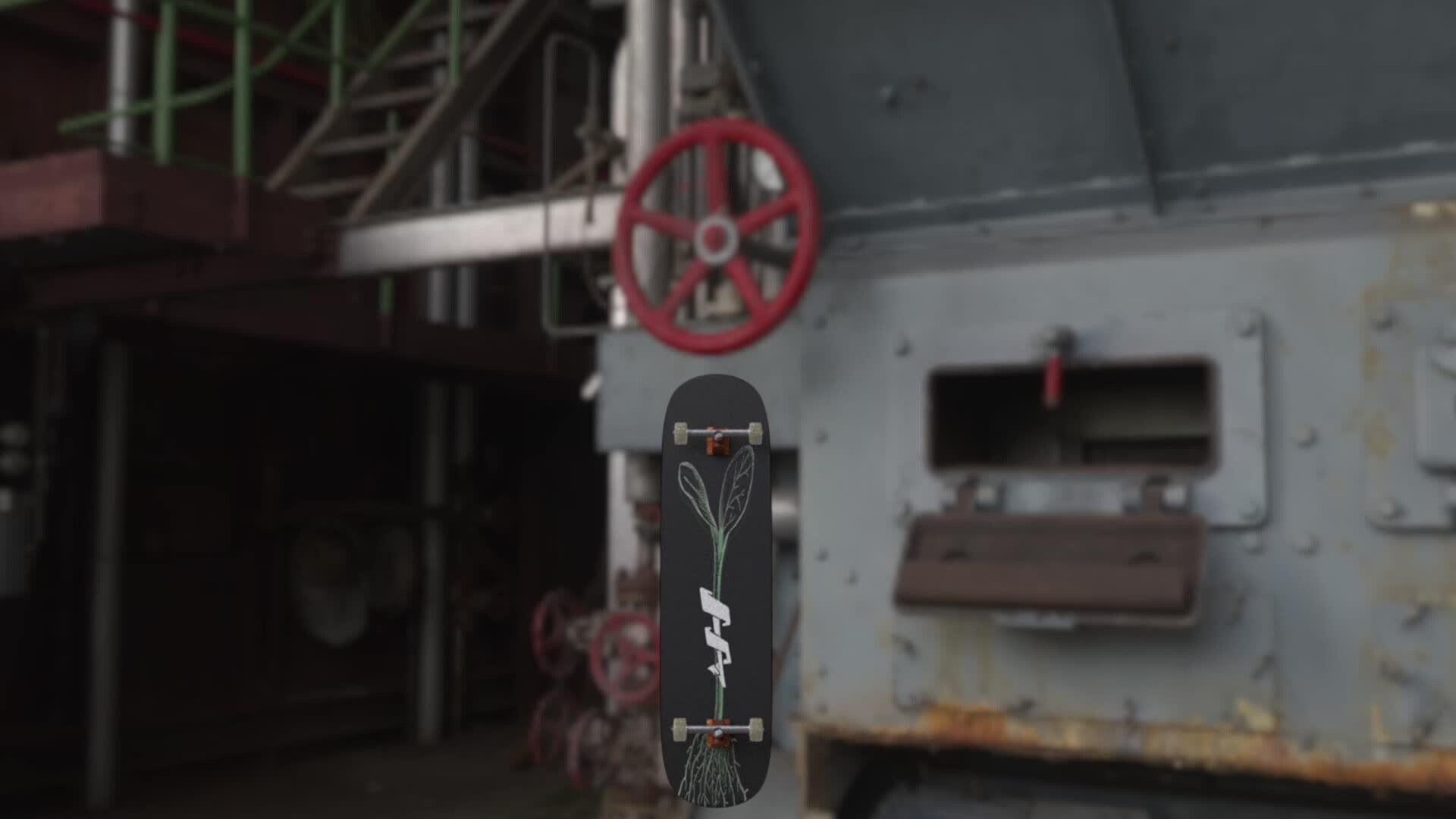 ArtStation - Exploded view of a skateboard