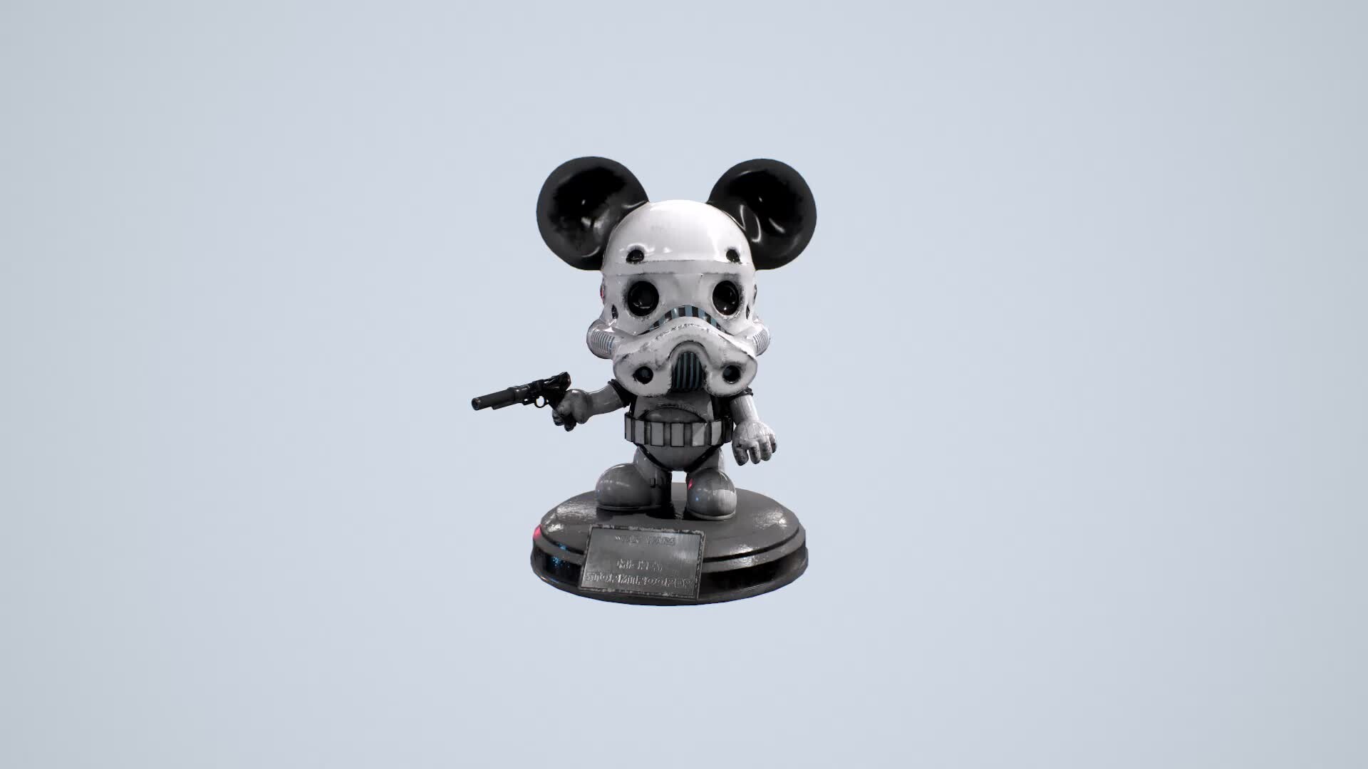 ArtStation - Mickey stormtrooper figurine