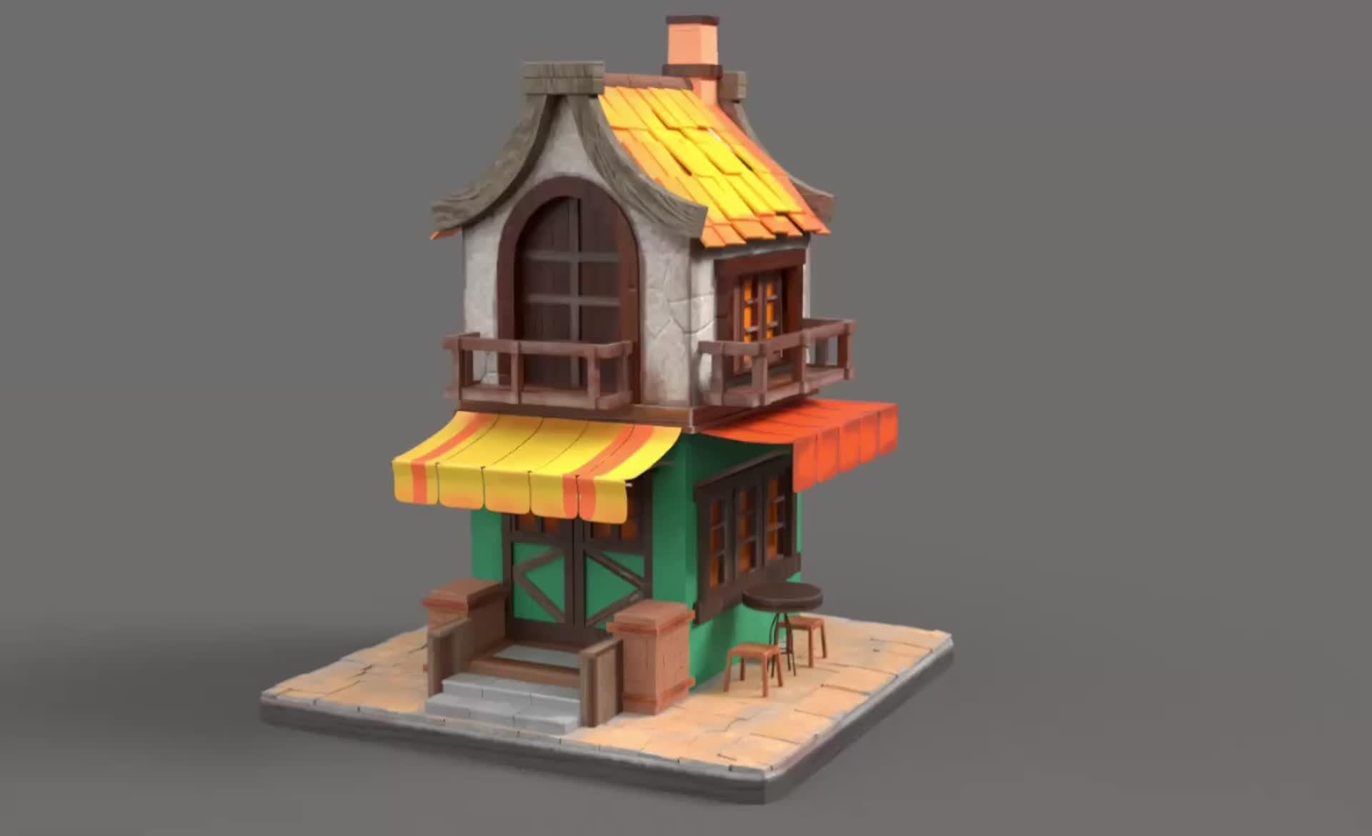 ArtStation - 3d house model