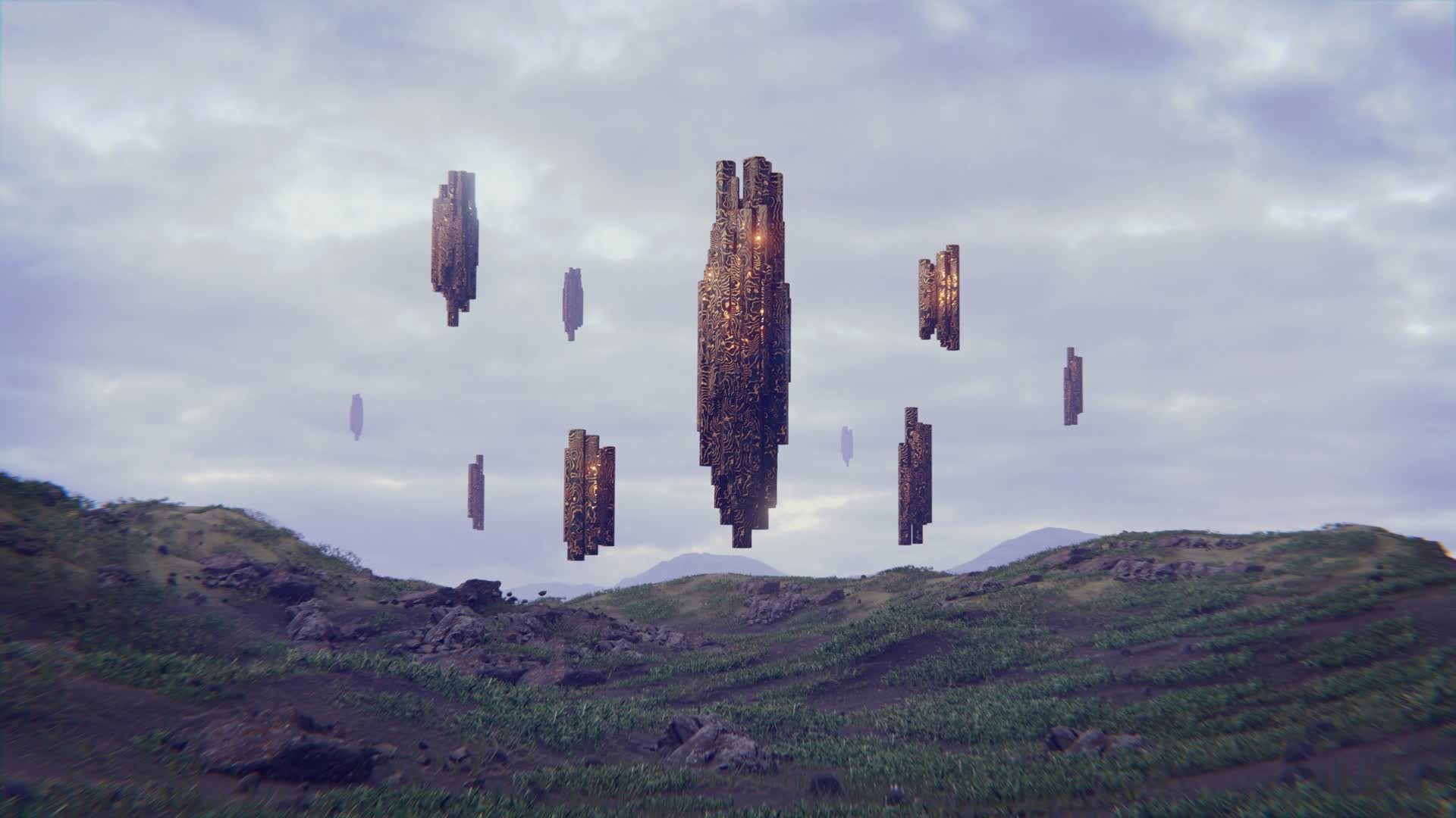 ArtStation - And all of a sudden they can float and be free, like clouds in the sky...