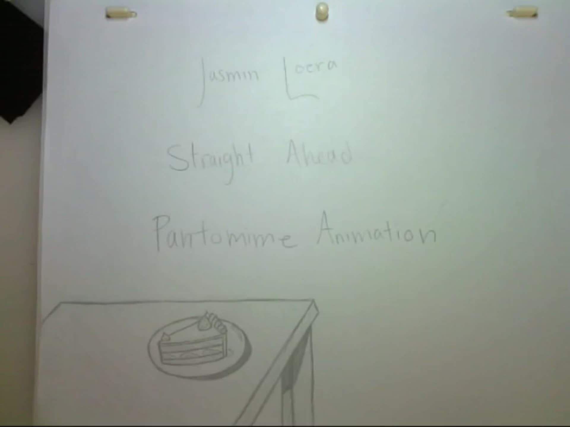 ArtStation - Hand Drawn Pantomime Animation