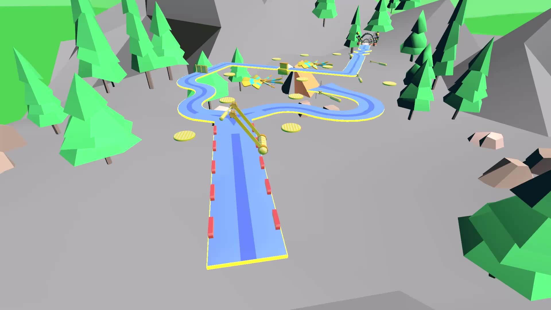 ArtStation - Short cut runner game levels