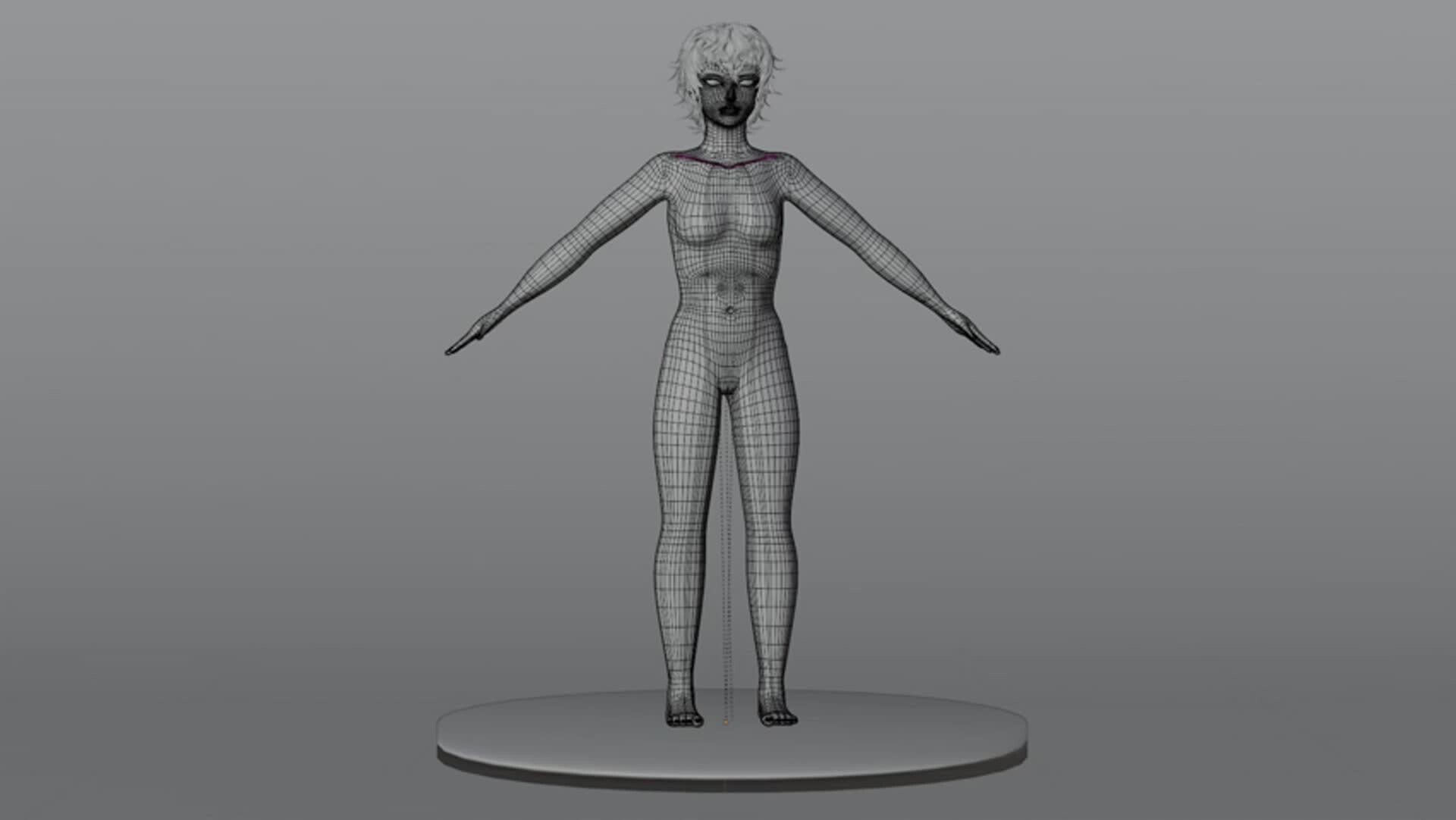 ArtStation - Female Character - Turn Around