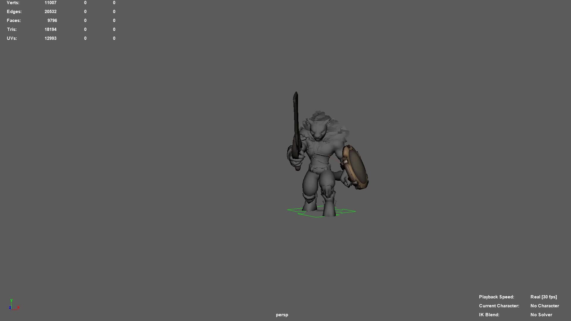 ArtStation - Liger idle animation