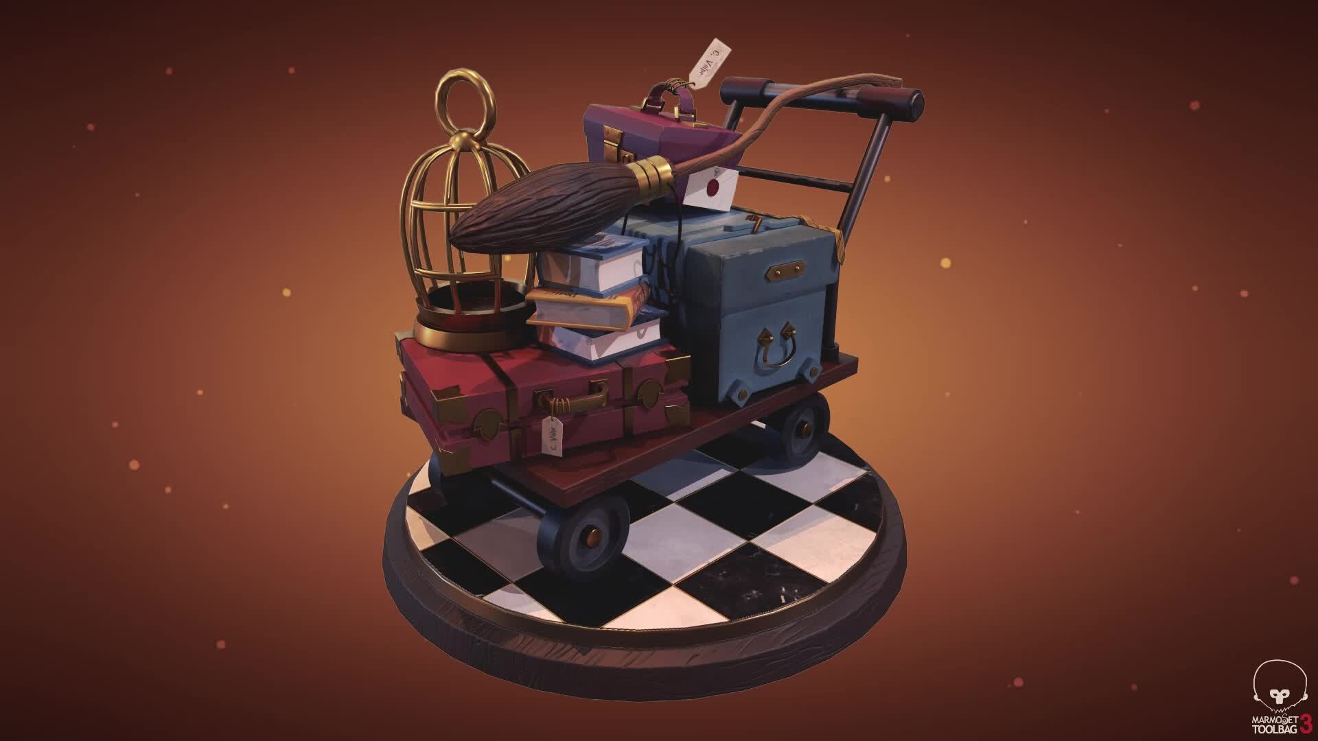 ArtStation - Stylized Magical Cart