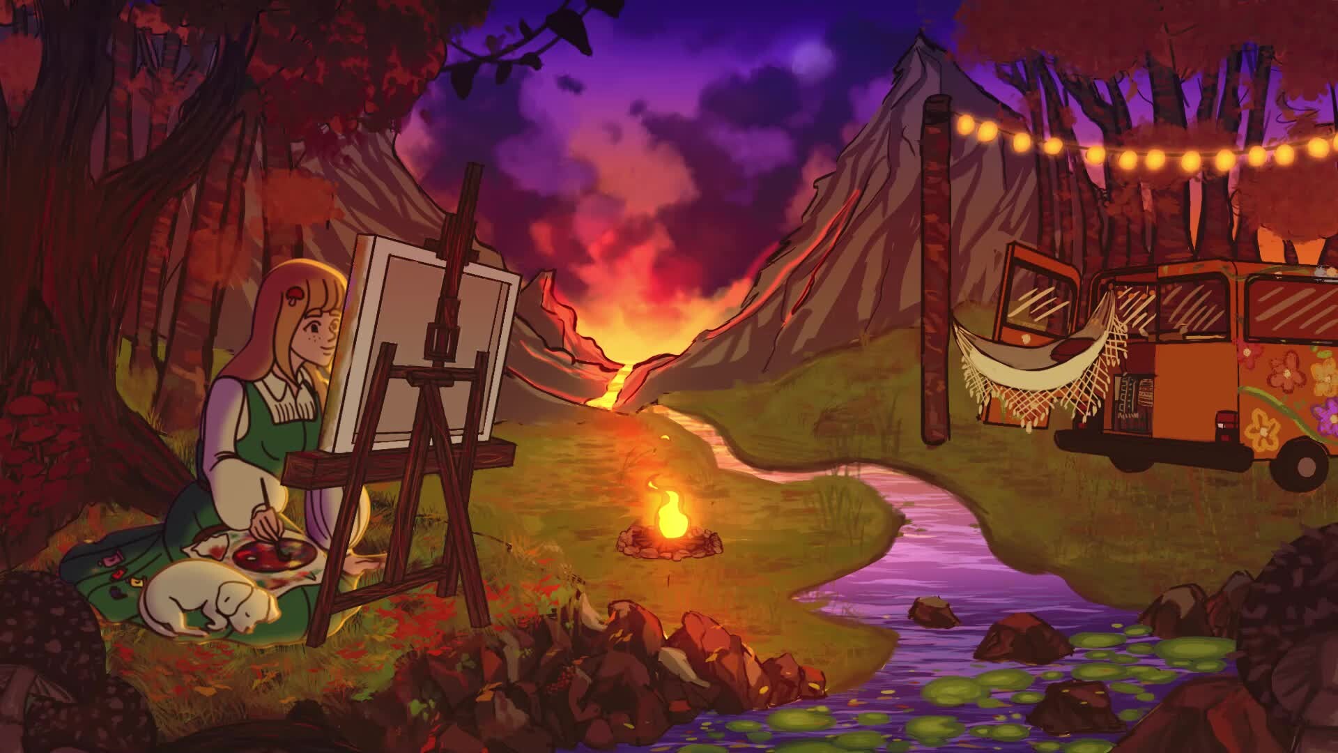 ArtStation - Painter animated illustration