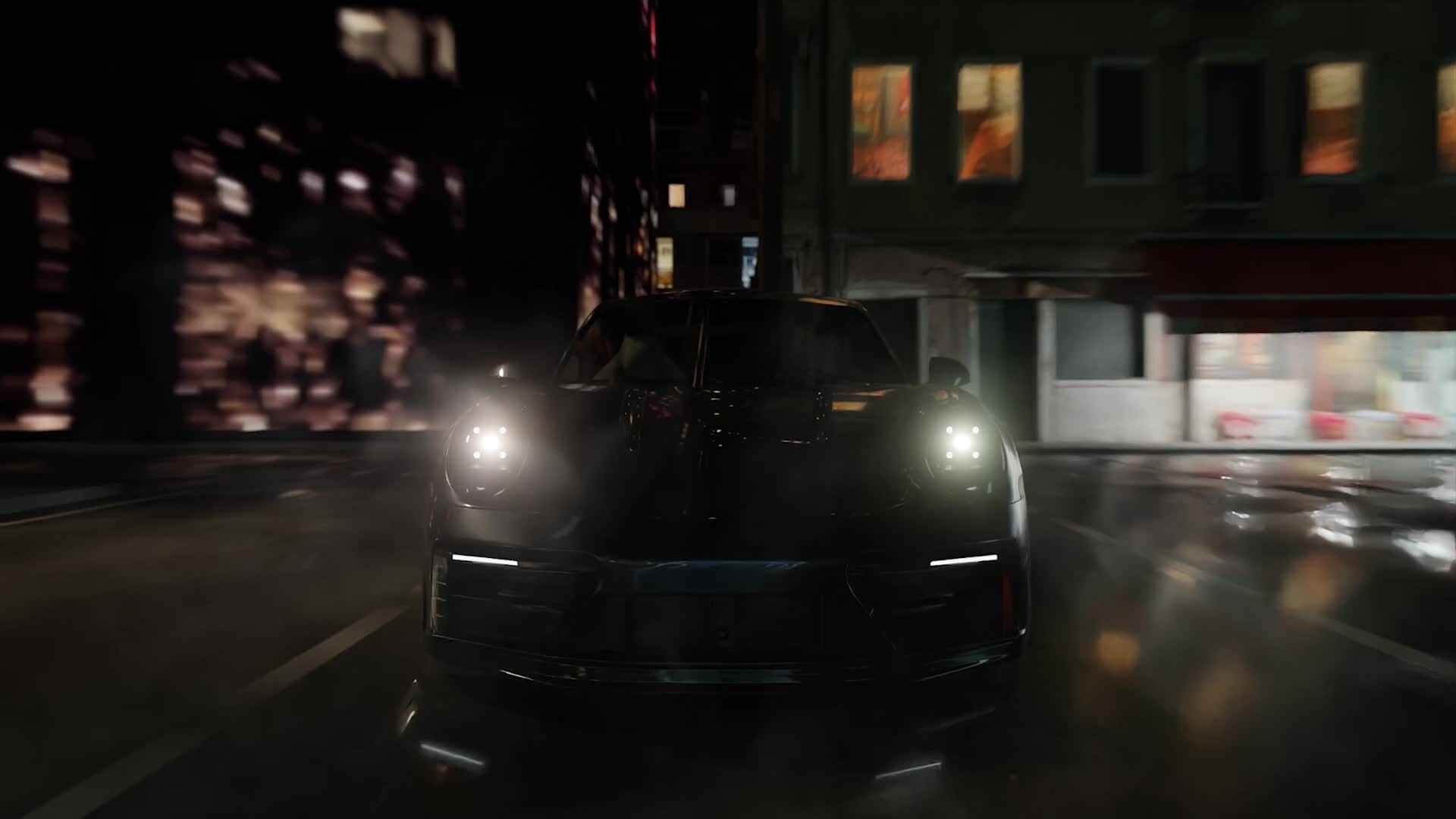 ArtStation - Immersive 3D Car Animation: Night Scene