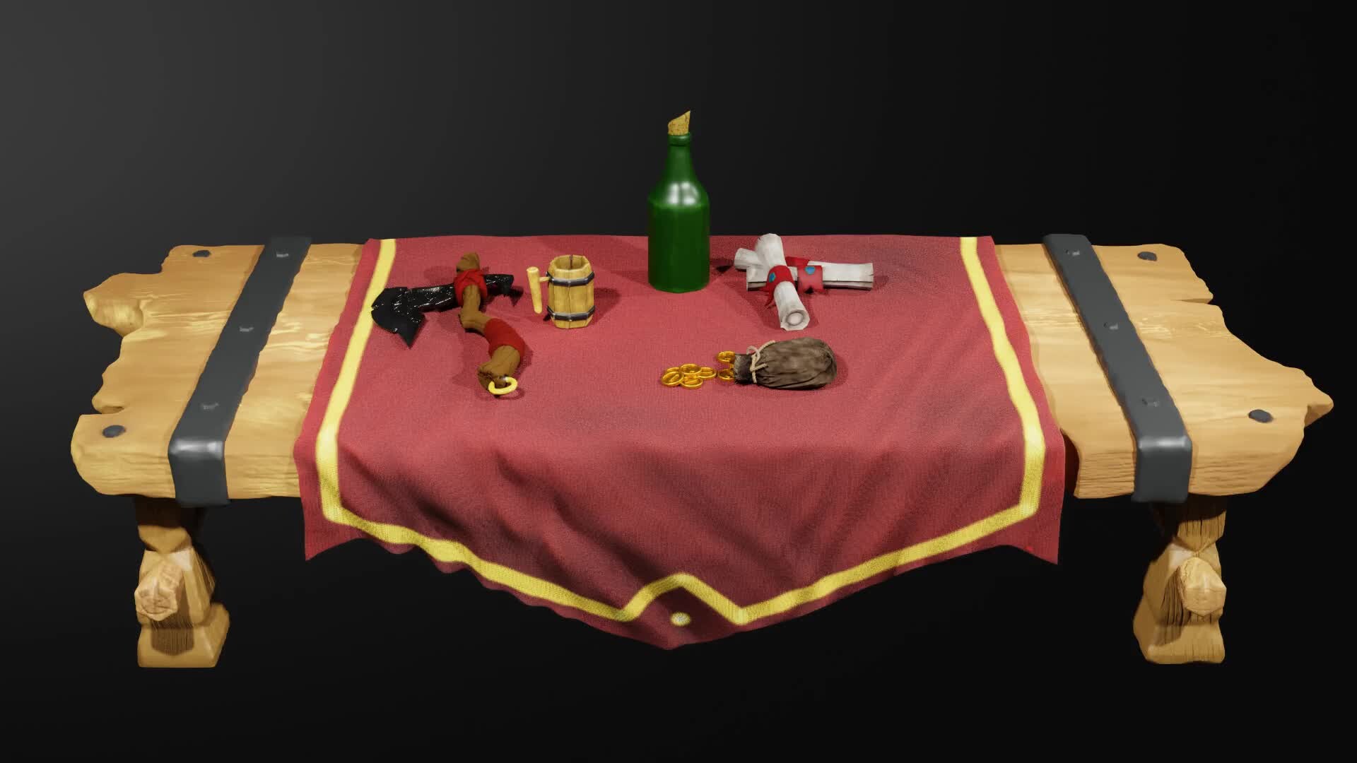 ArtStation - Medieval Table