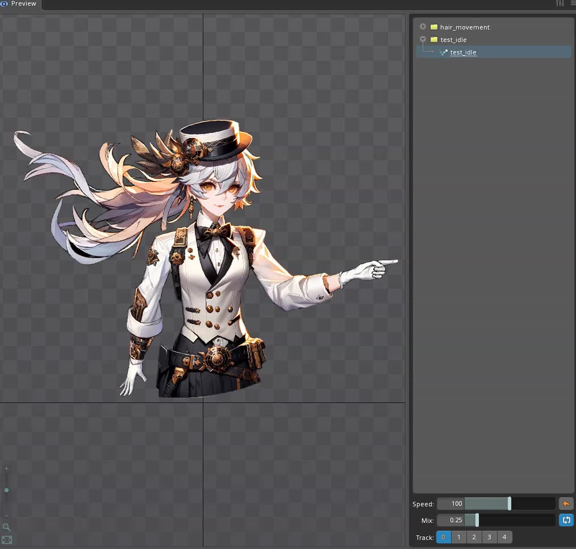 ArtStation - Spine 2d Idle Animation & Rigging