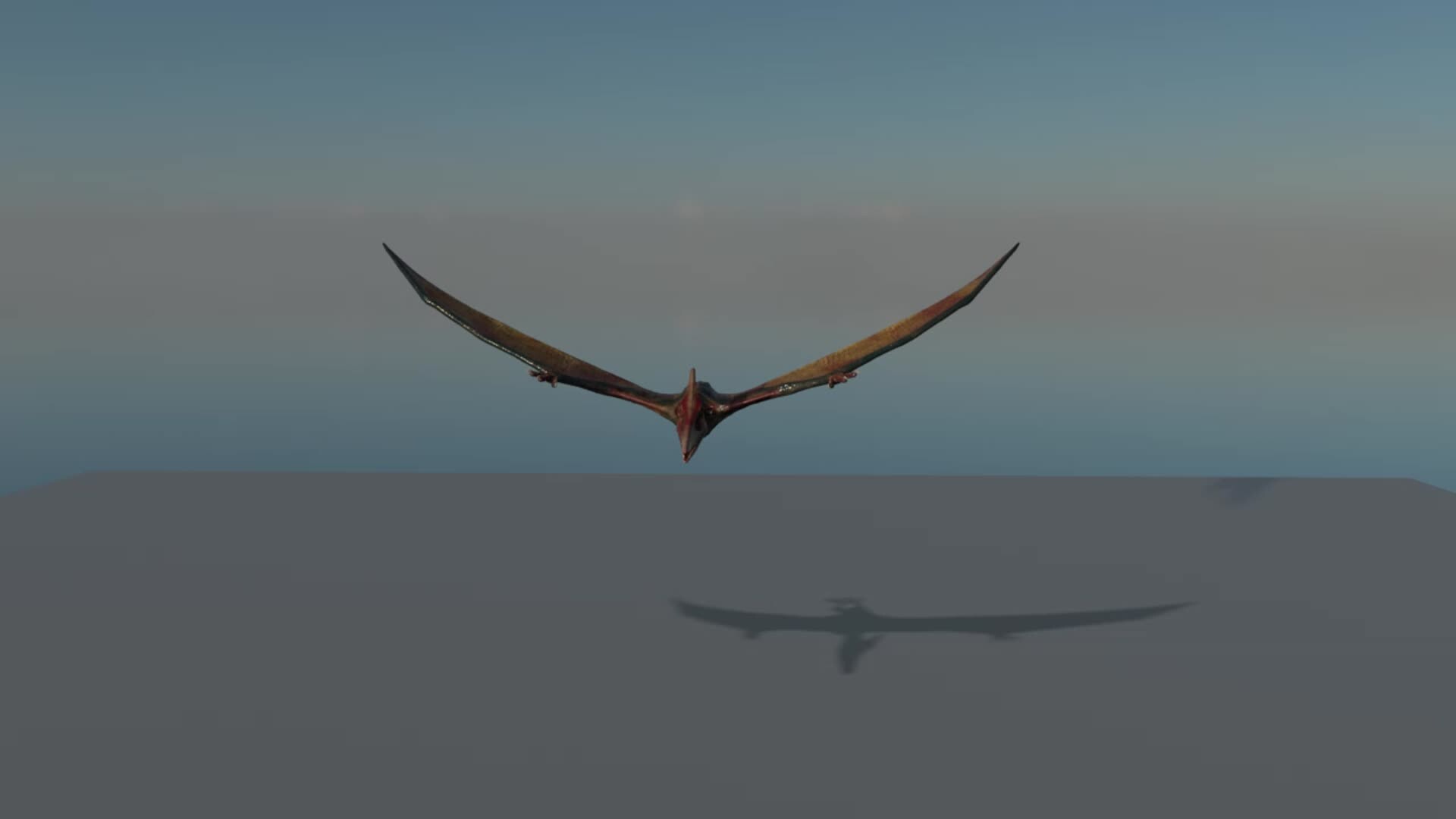ArtStation - pteranodon fly animation