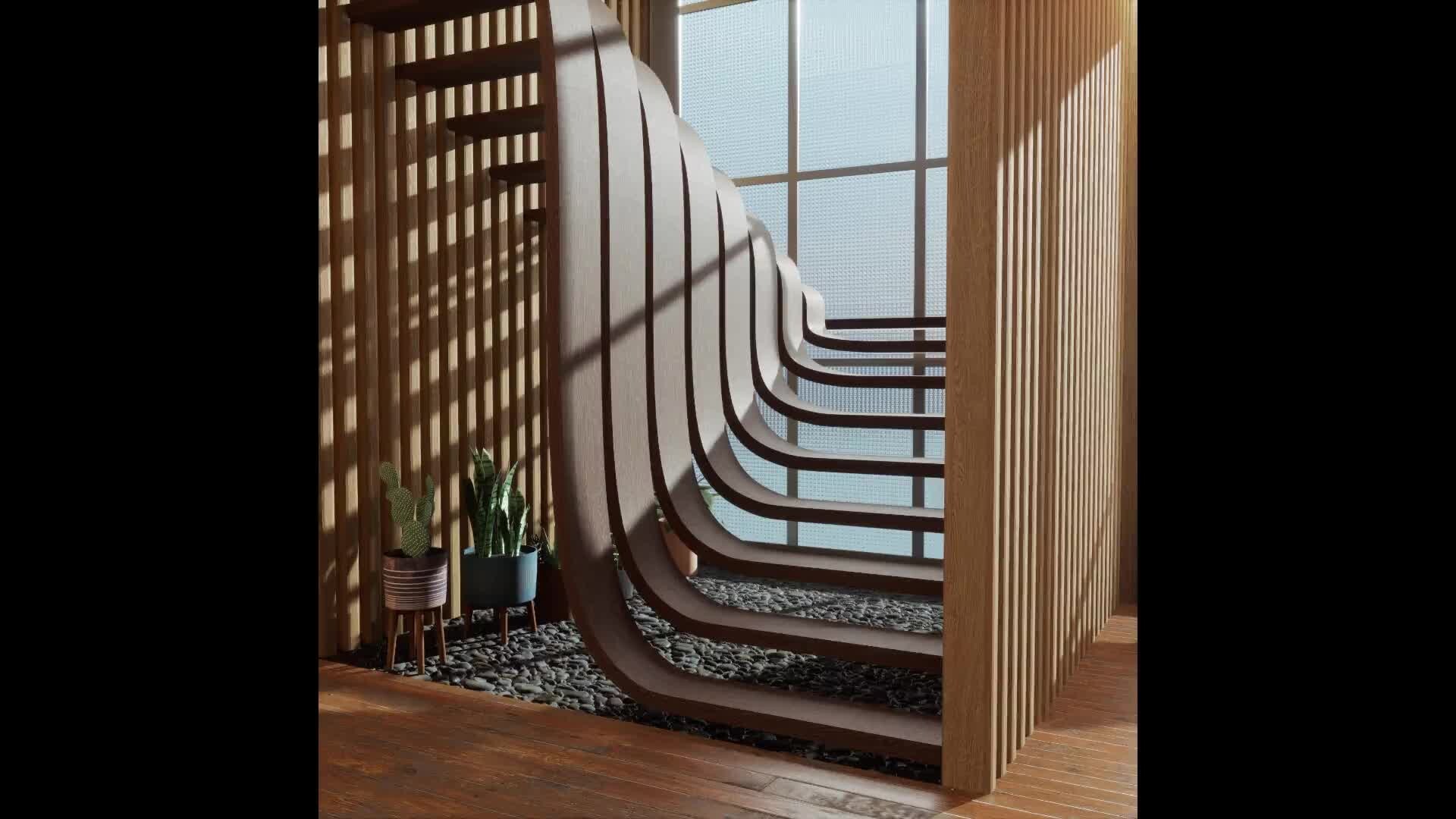 ArtStation - Parametric stairs Archviz
