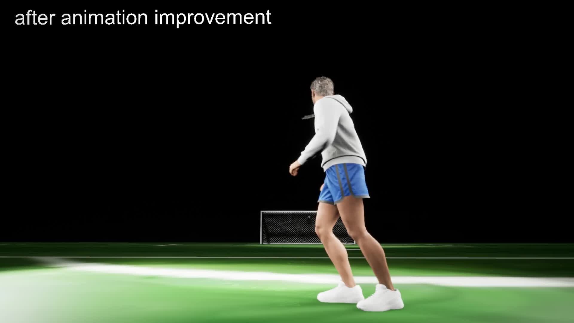 ArtStation - kick after animation improvement