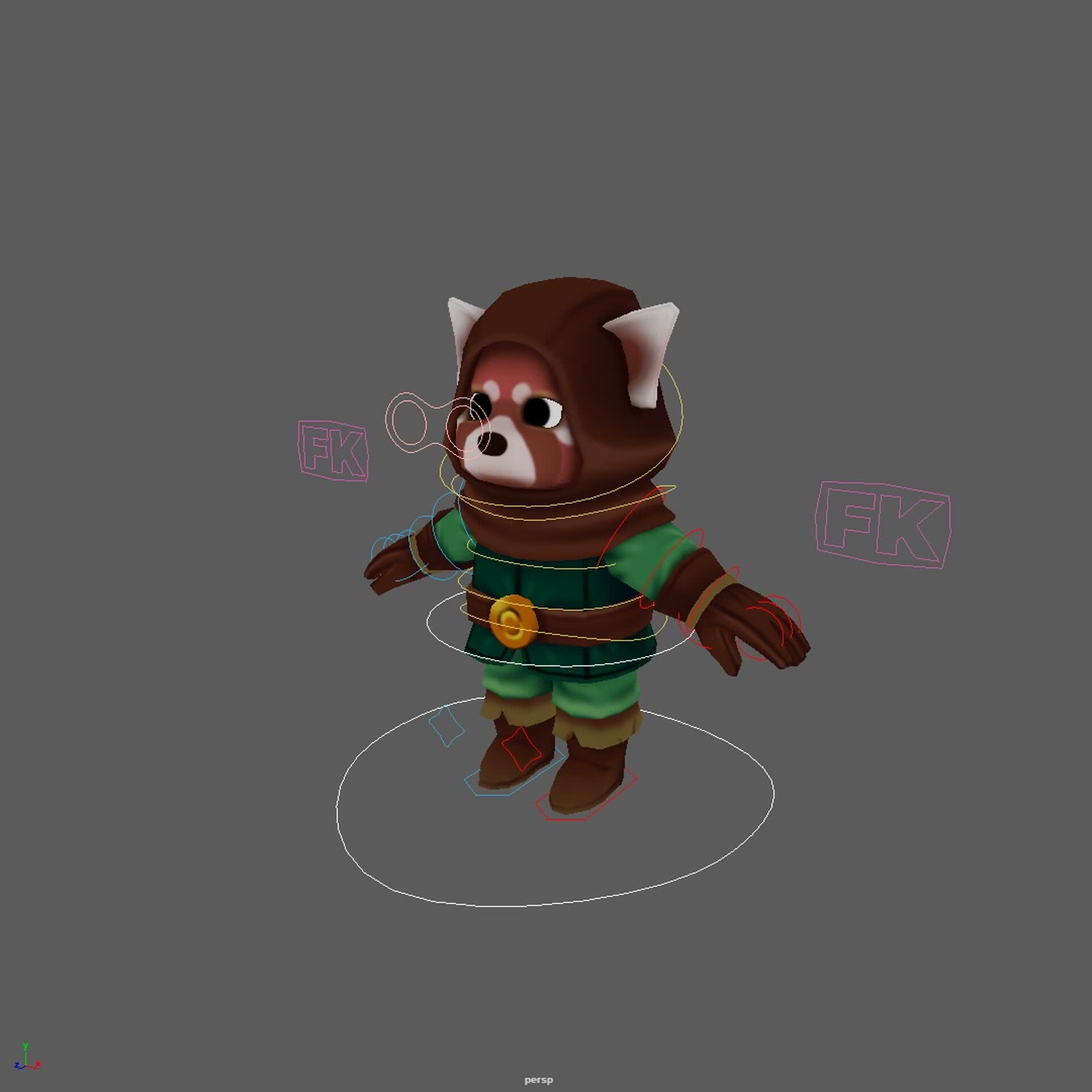 ArtStation - Red Panda Rig