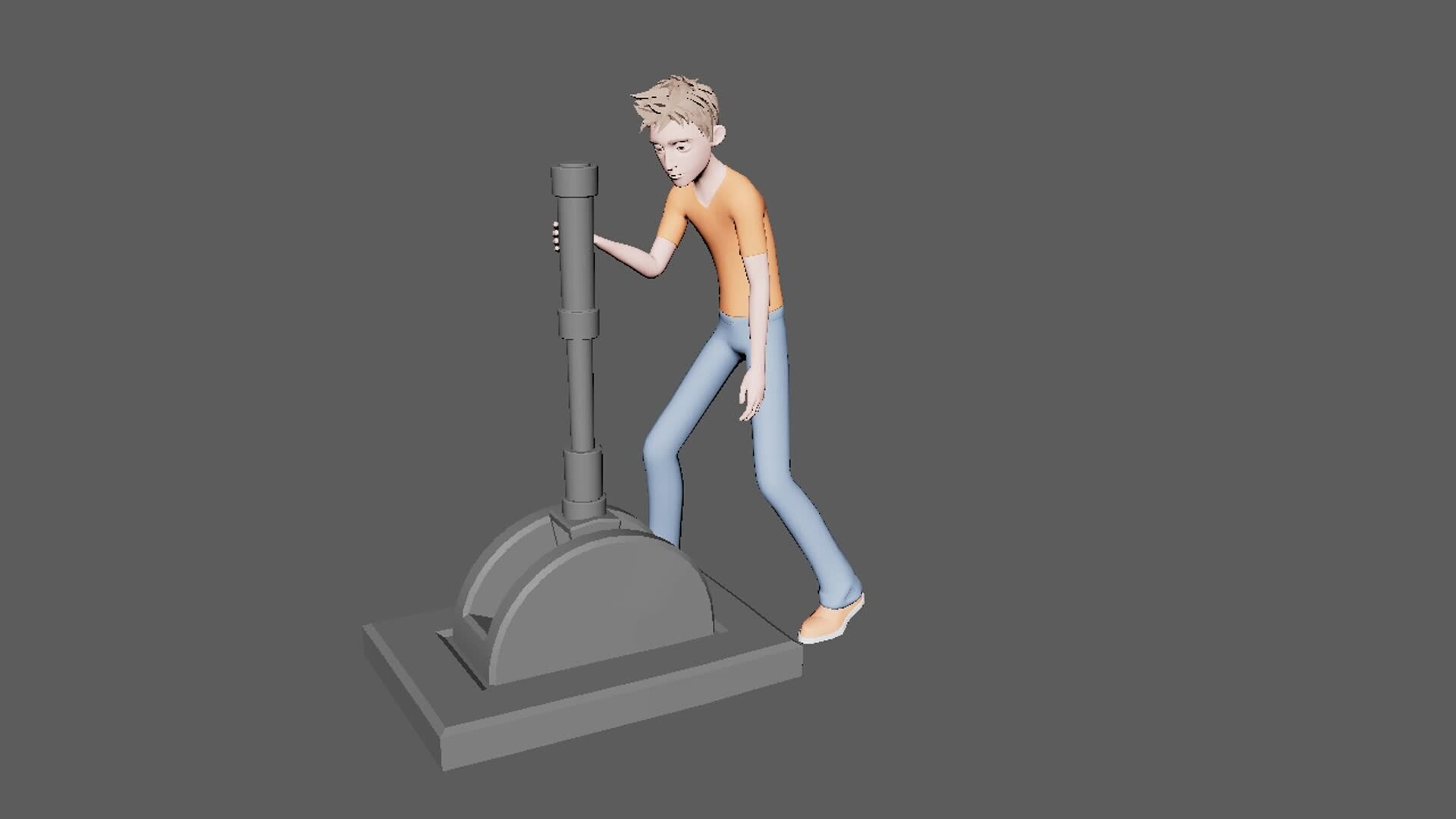 ArtStation - Lever Pull Animation