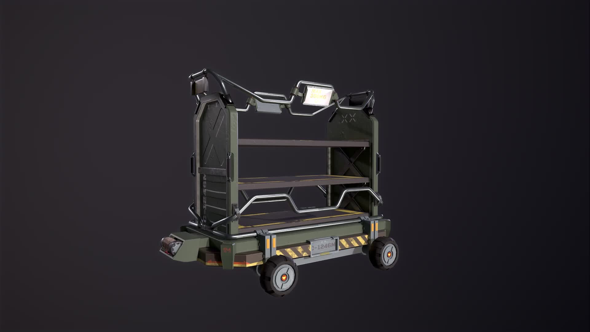 ArtStation - Scifi Trolley Props