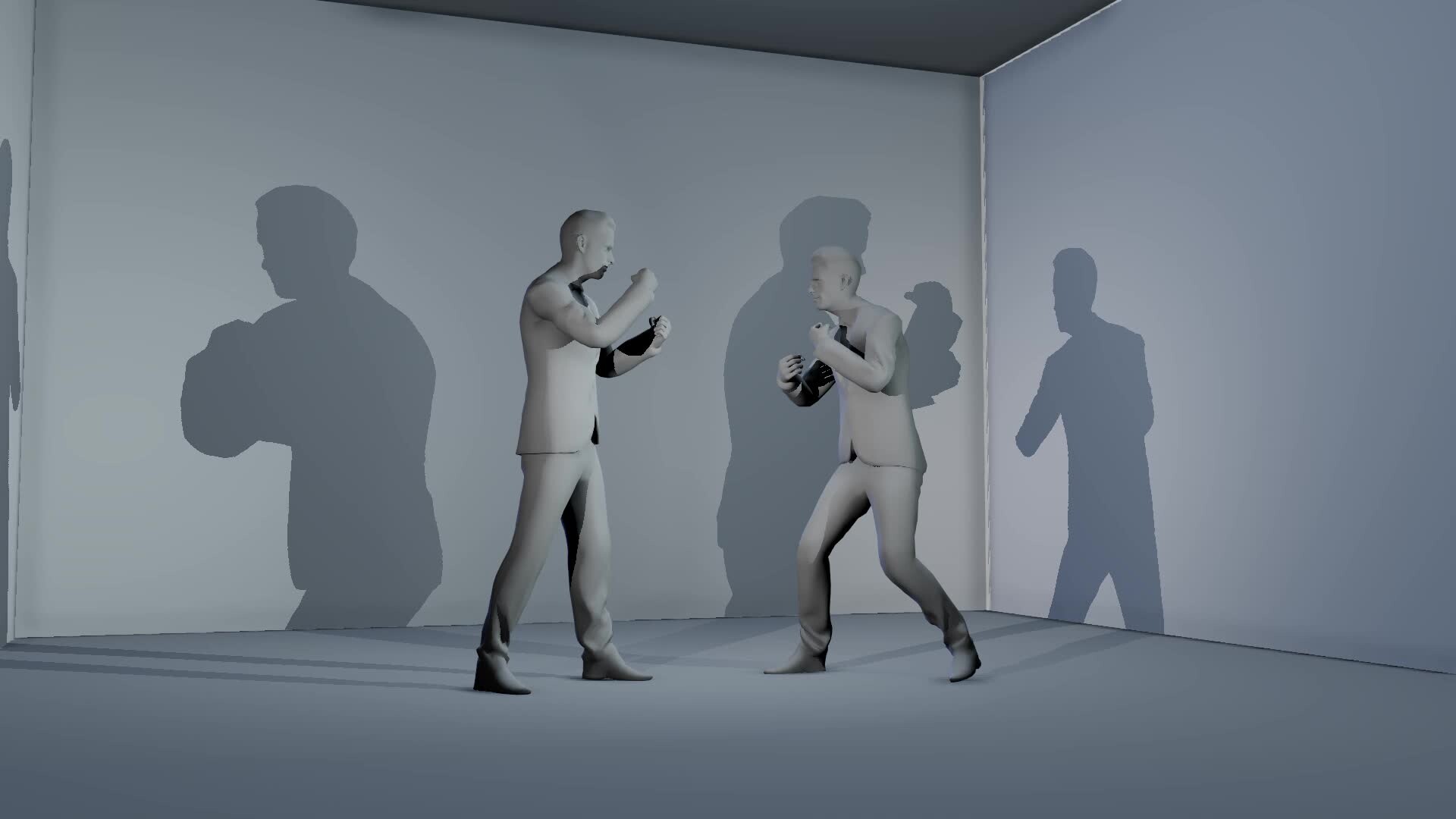 ArtStation - Motion Capture - Fight between two men