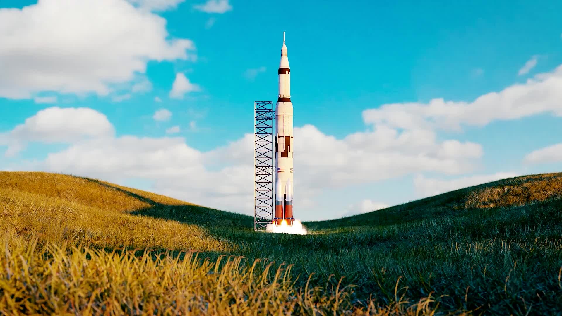 ArtStation - Rocket animation and render