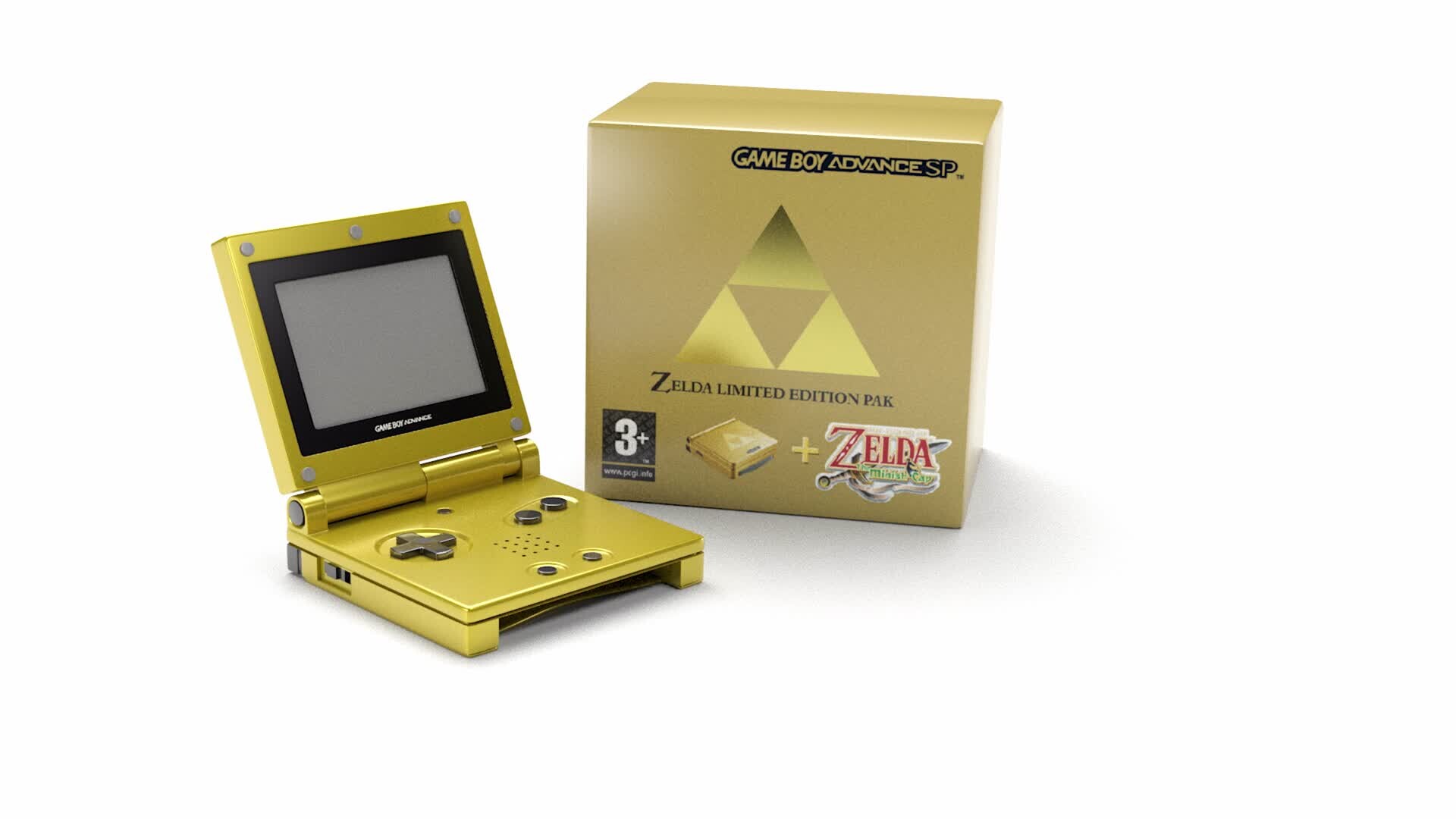 ArtStation - GAMEBOY ADVANCE SP ZELDA