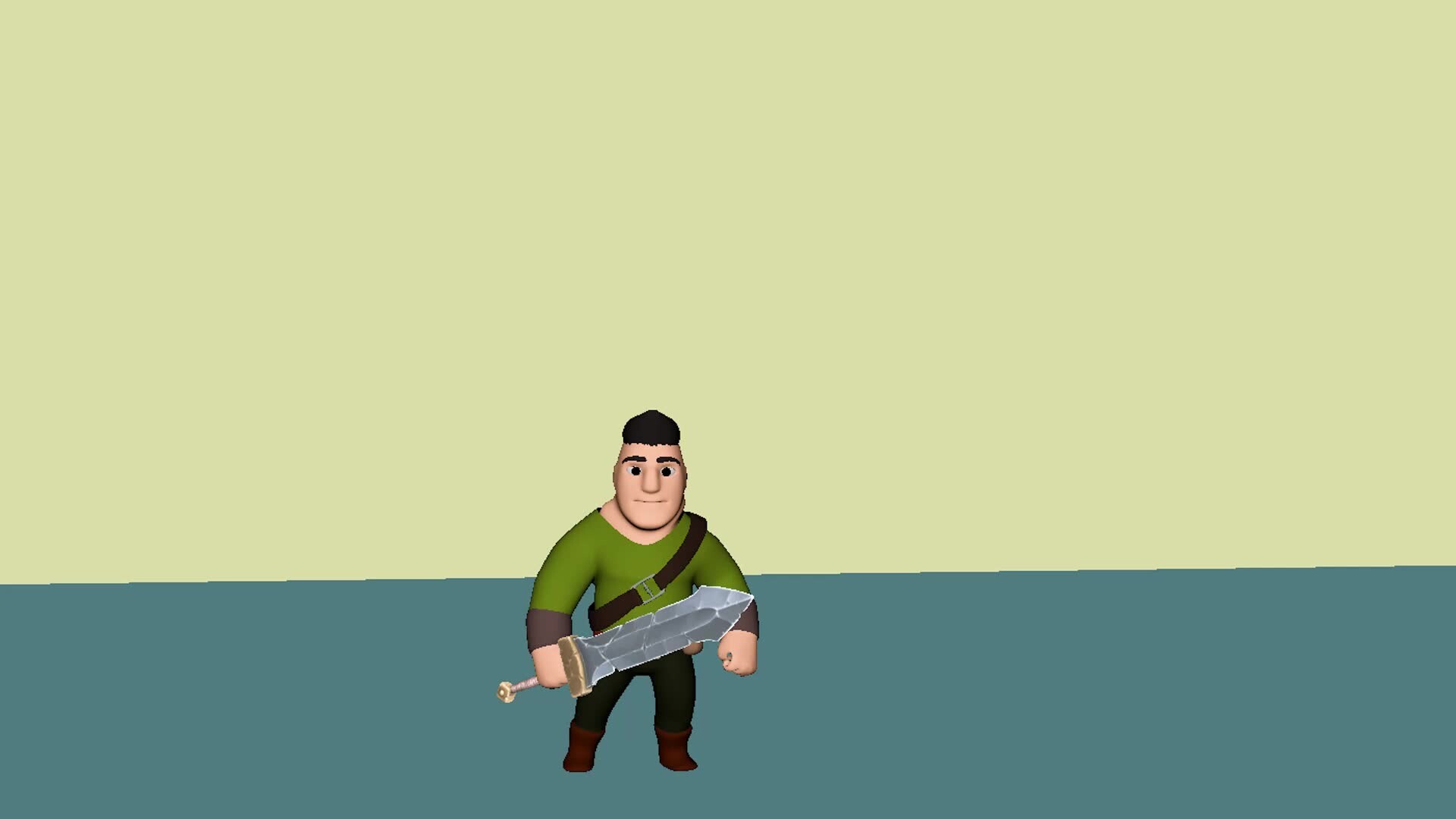 ArtStation - Momo 1 - Sword combo attack - 3D Animation for Videogames