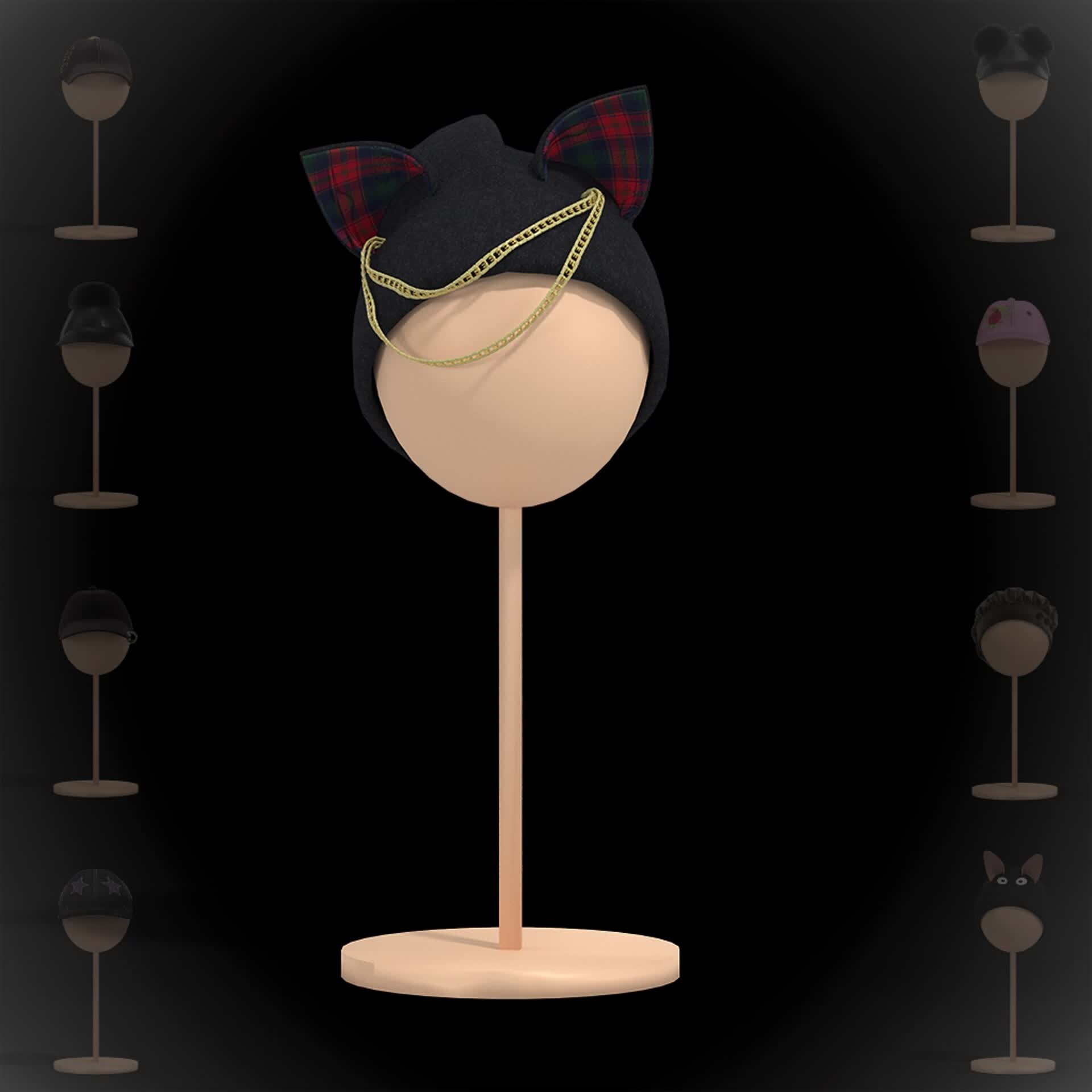 ArtStation - 9 hats(cap) (zprj files + obj + fbx + uvs +texture sets)