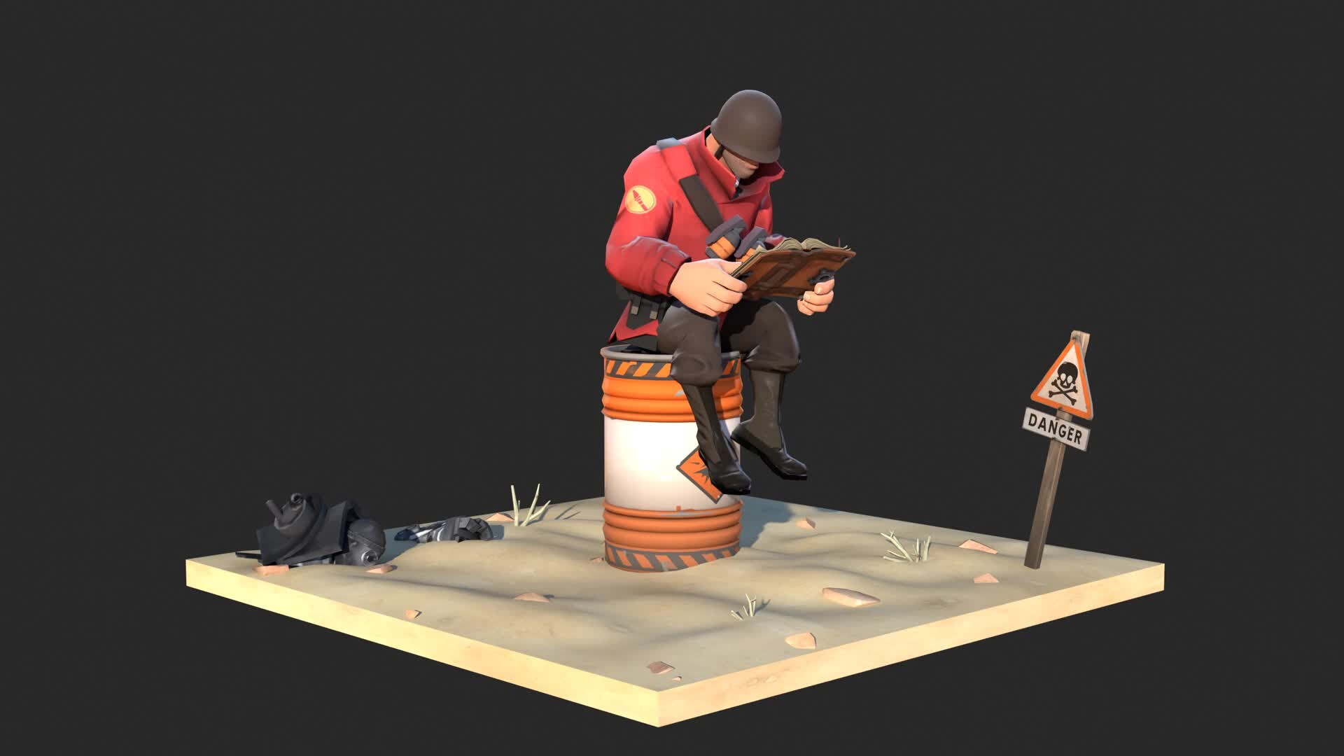 ArtStation - TF2 diorama