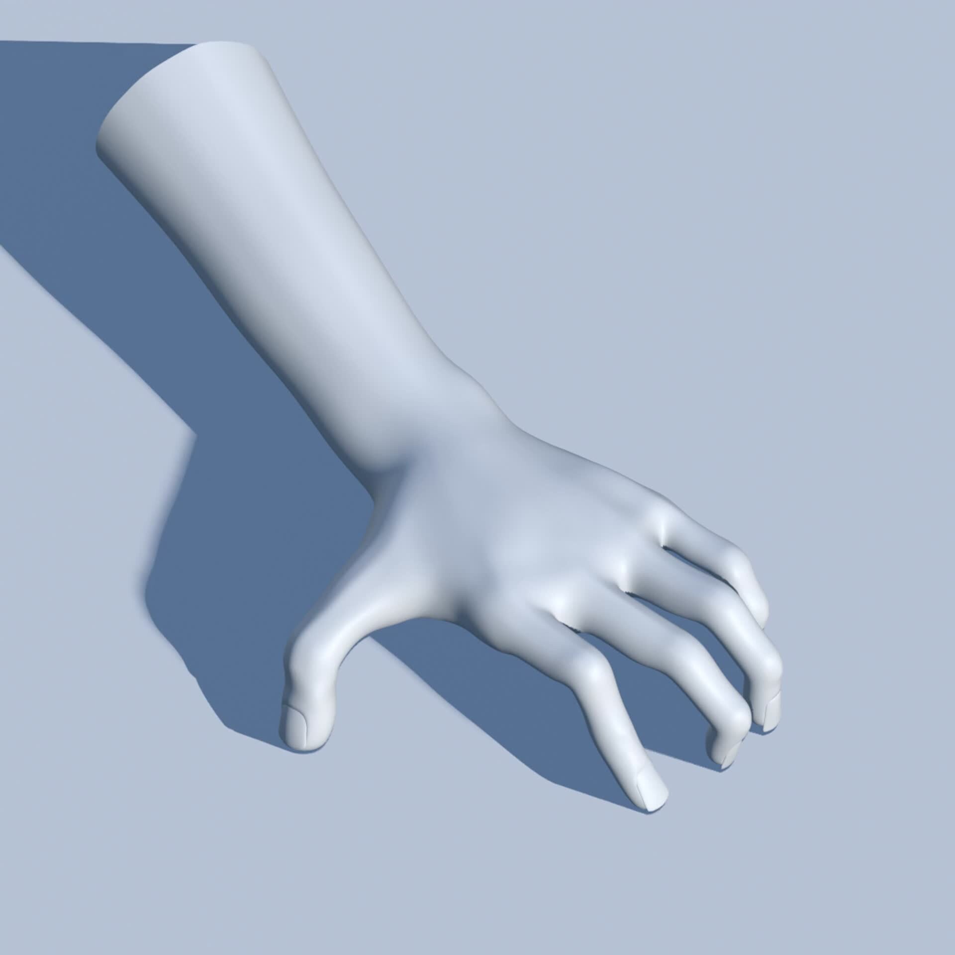 ArtStation - Hand rigging