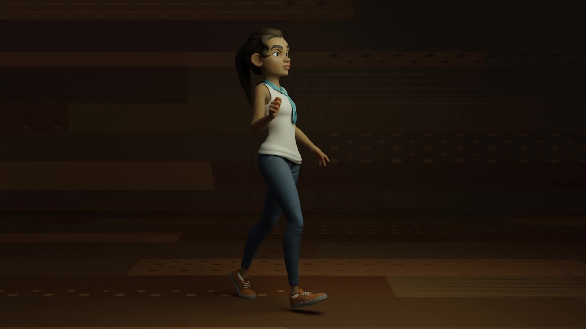 ArtStation - Snooty Walk Cycle - BLENDER Animation